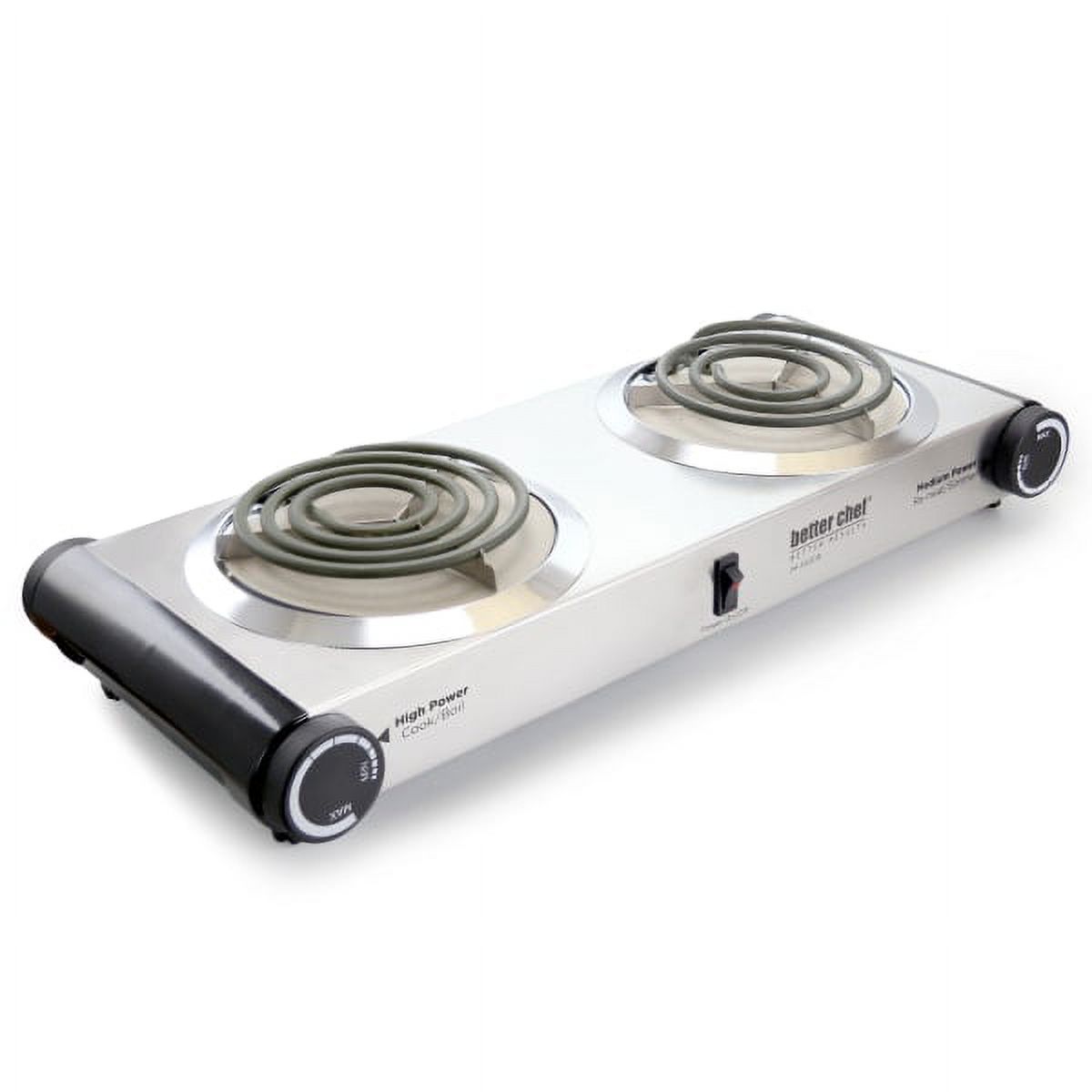 Better Chef Stainless Steel Dual Electric Burner - Walmart.com
