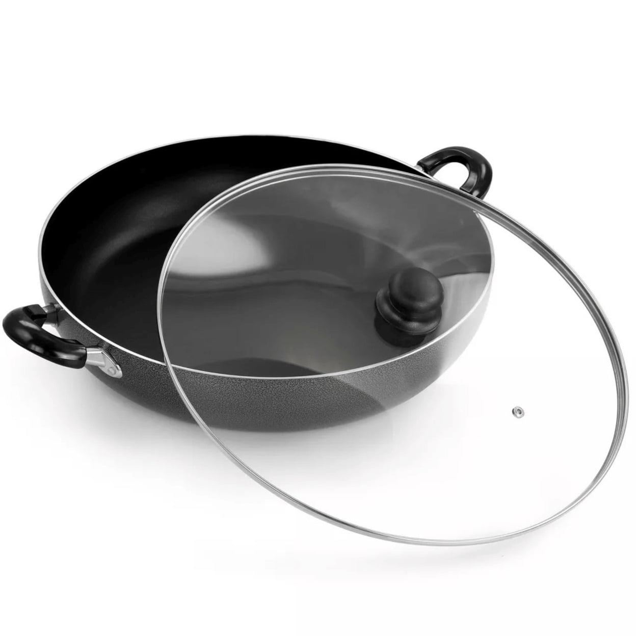 Better Chef 16 Inch Stovetop Cooker with Lid, Deep Fryer in Granite ...