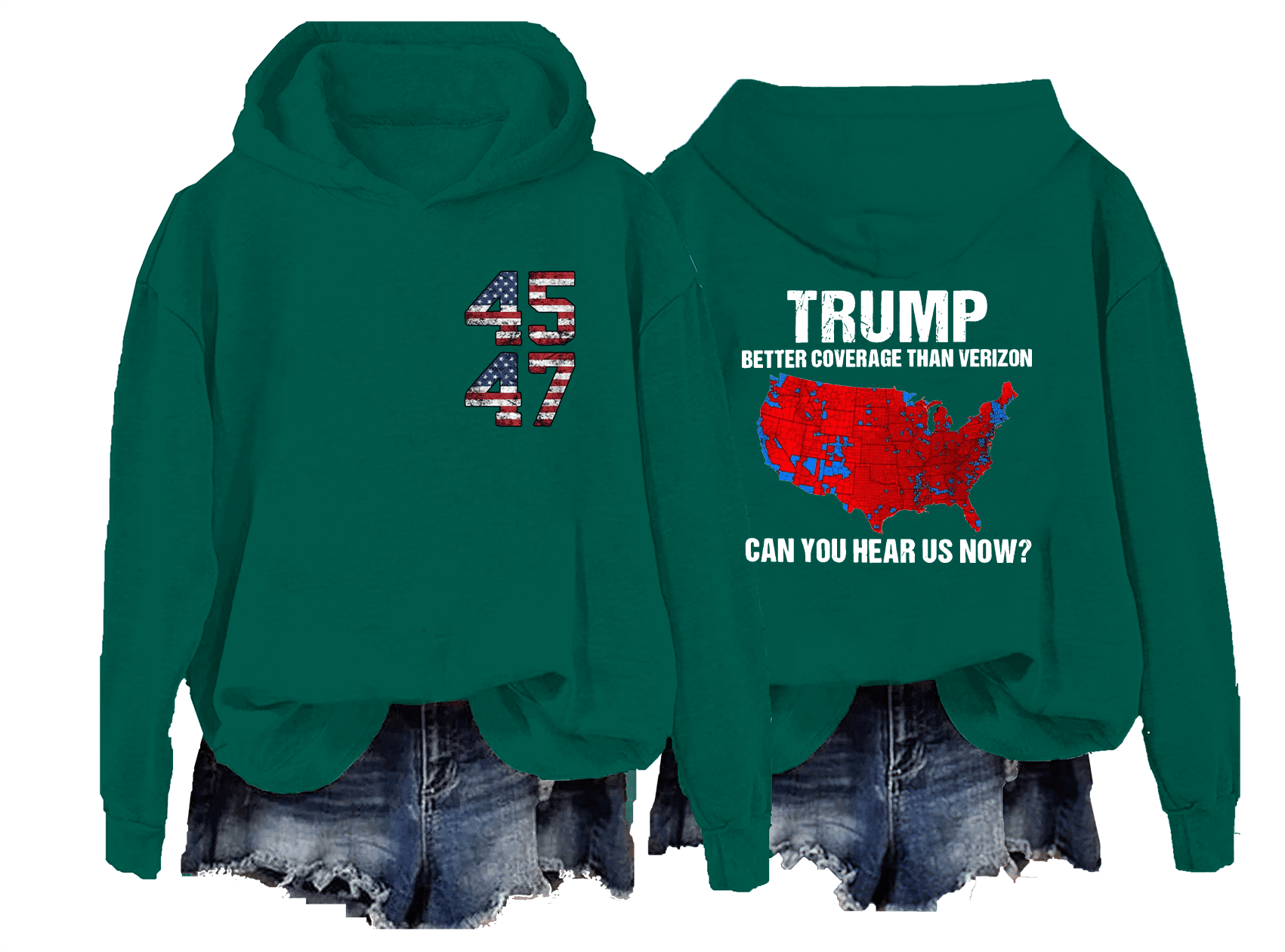 Better Coverage Than Verizon Can You Hear Us Now Hoodie, Can You Hear ...