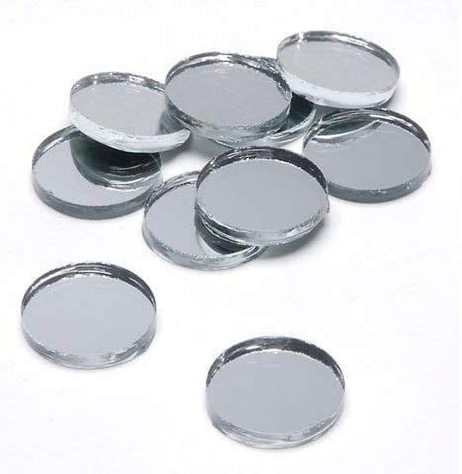 Better Crafts 1 inch, Pack of 50 Small Mirrors for Crafts, Round Mirror ...