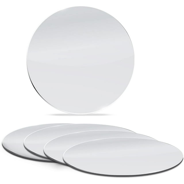 Better Crafts 10 inch, Pack of 10 Small Mirrors for Crafts, Round ...
