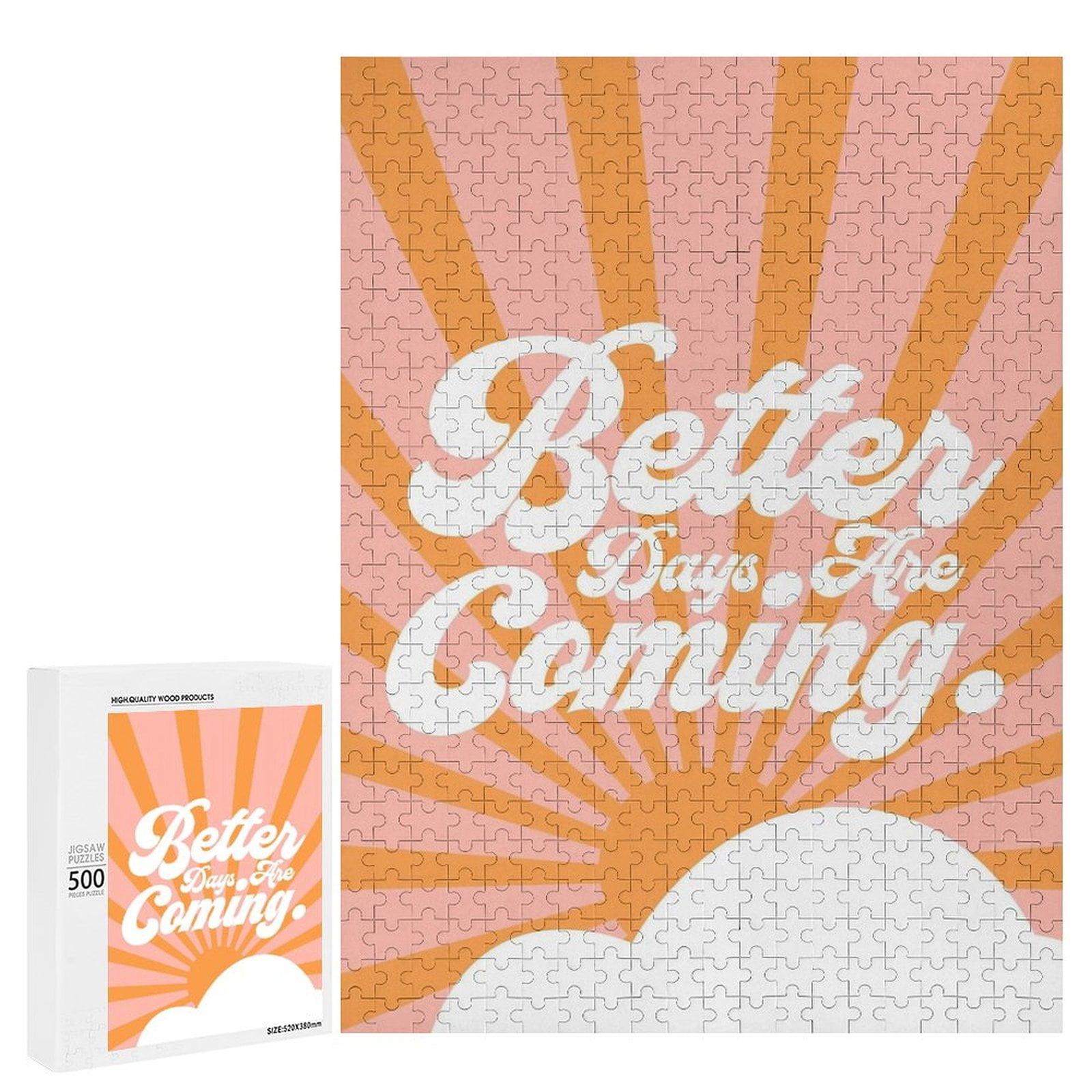 Better Days Are Coming Print - Retro Sun, Sunburst Print, Bright Happy ...