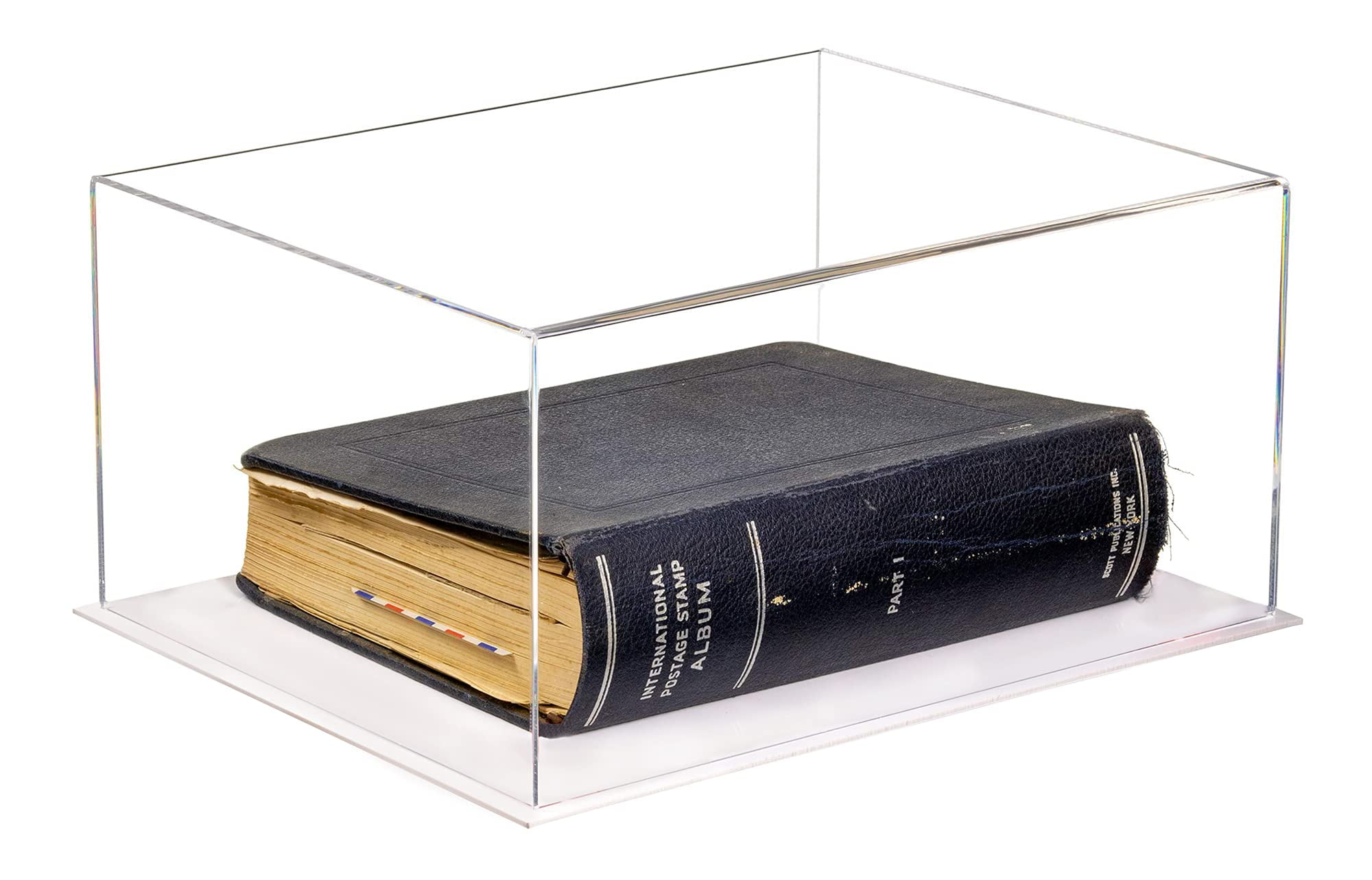 Better Display Cases Acrylic Book Display Case 15.25" x 12" x 8 ...