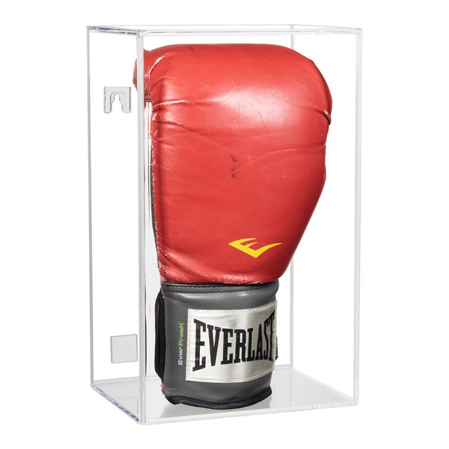 Better Display Cases Acrylic Boxing Glove Display Case with Clear Back ...