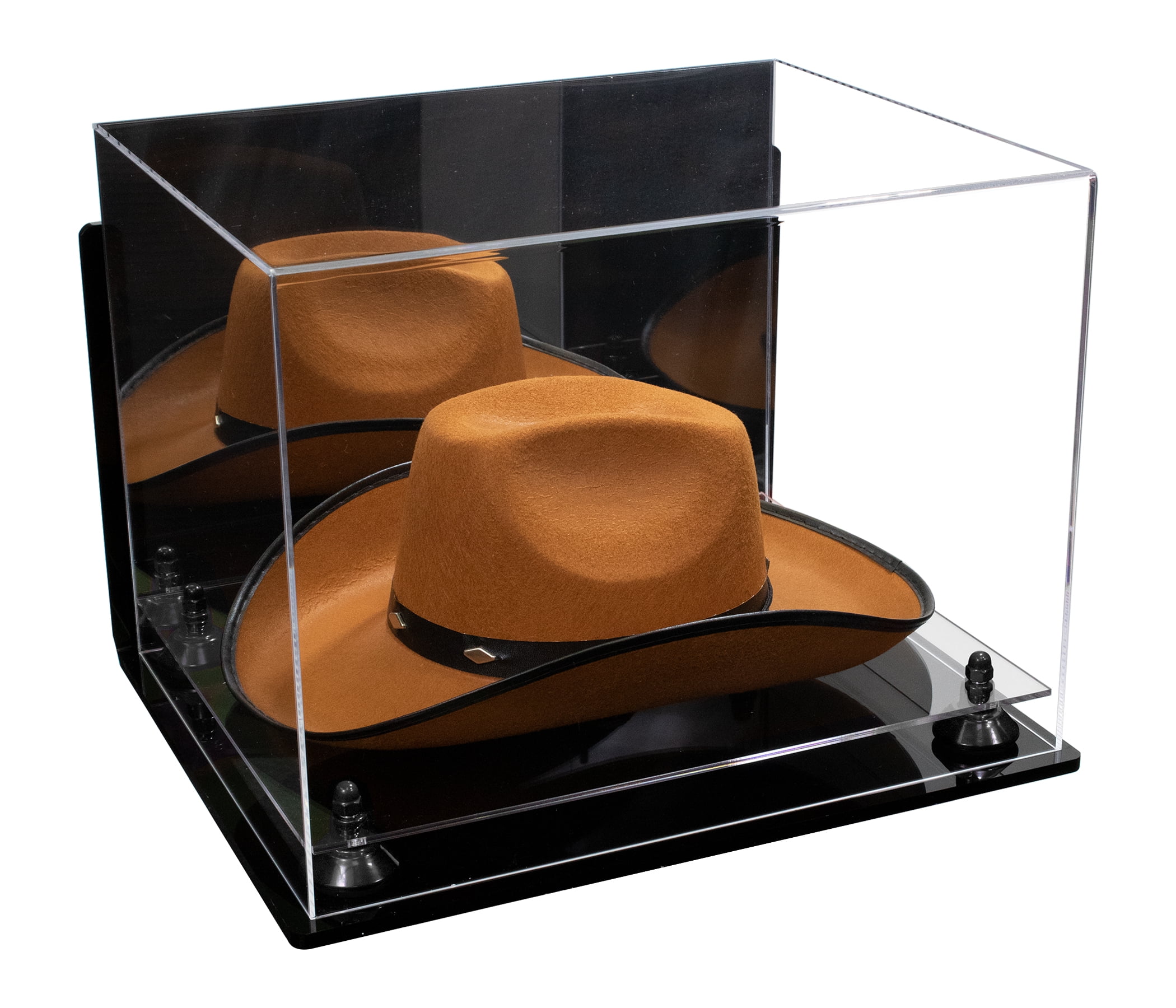 Better Display Cases Acrylic Cowboy Hat Display Case with Mirror Case ...