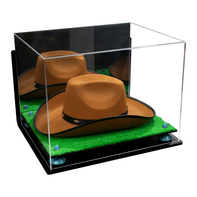 Better Display Cases Acrylic Cowboy Hat Display Case with Mirror Case ...