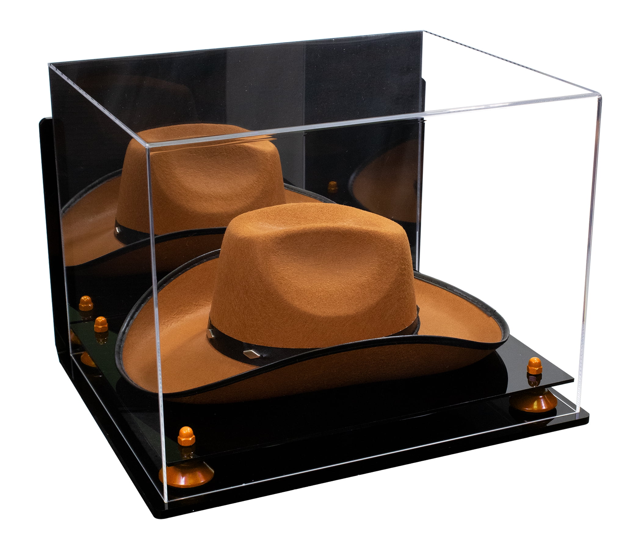 Better Display Cases Acrylic Cowboy Hat Display Case with Mirror Case ...