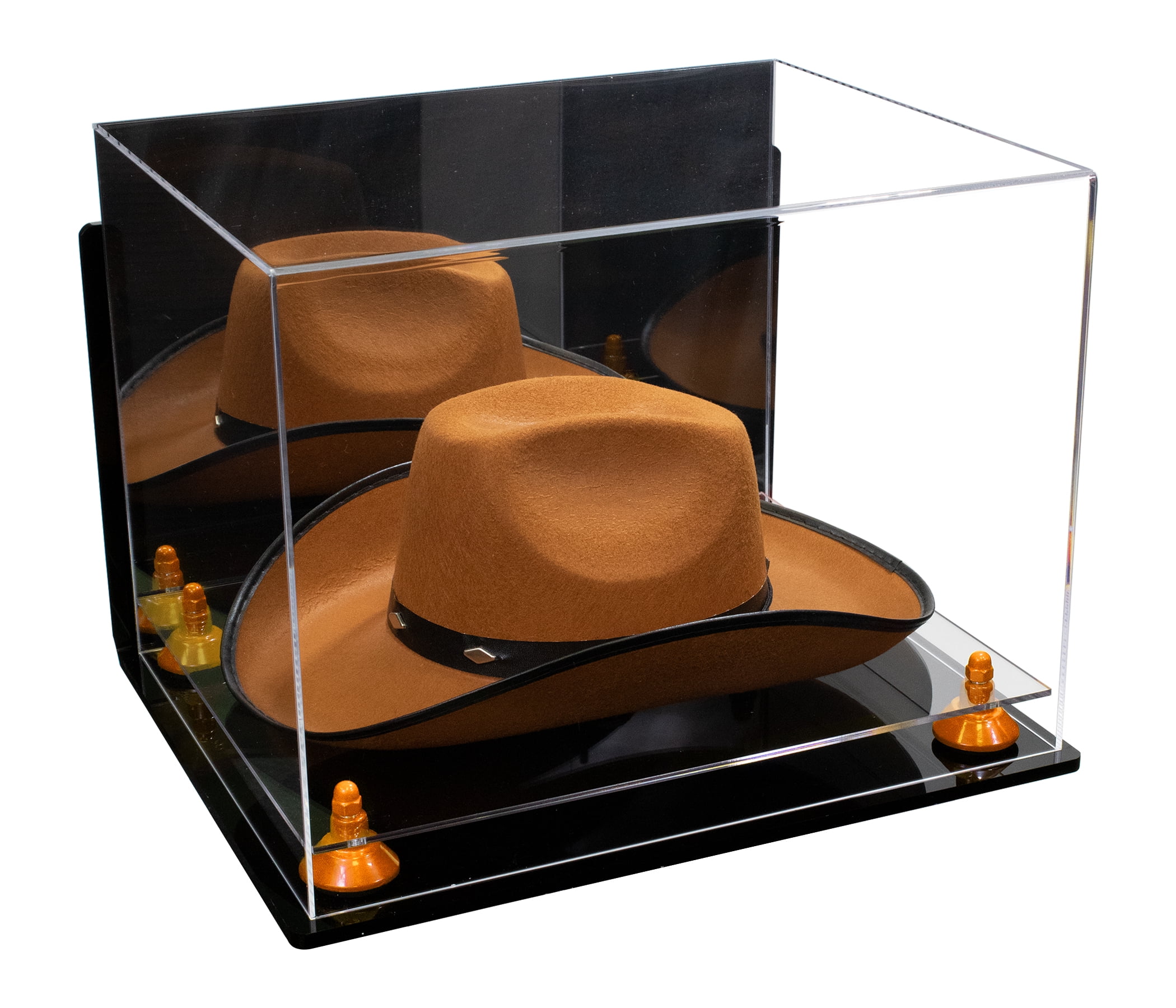Better Display Cases Acrylic Cowboy Hat Display Case with Mirror Case ...