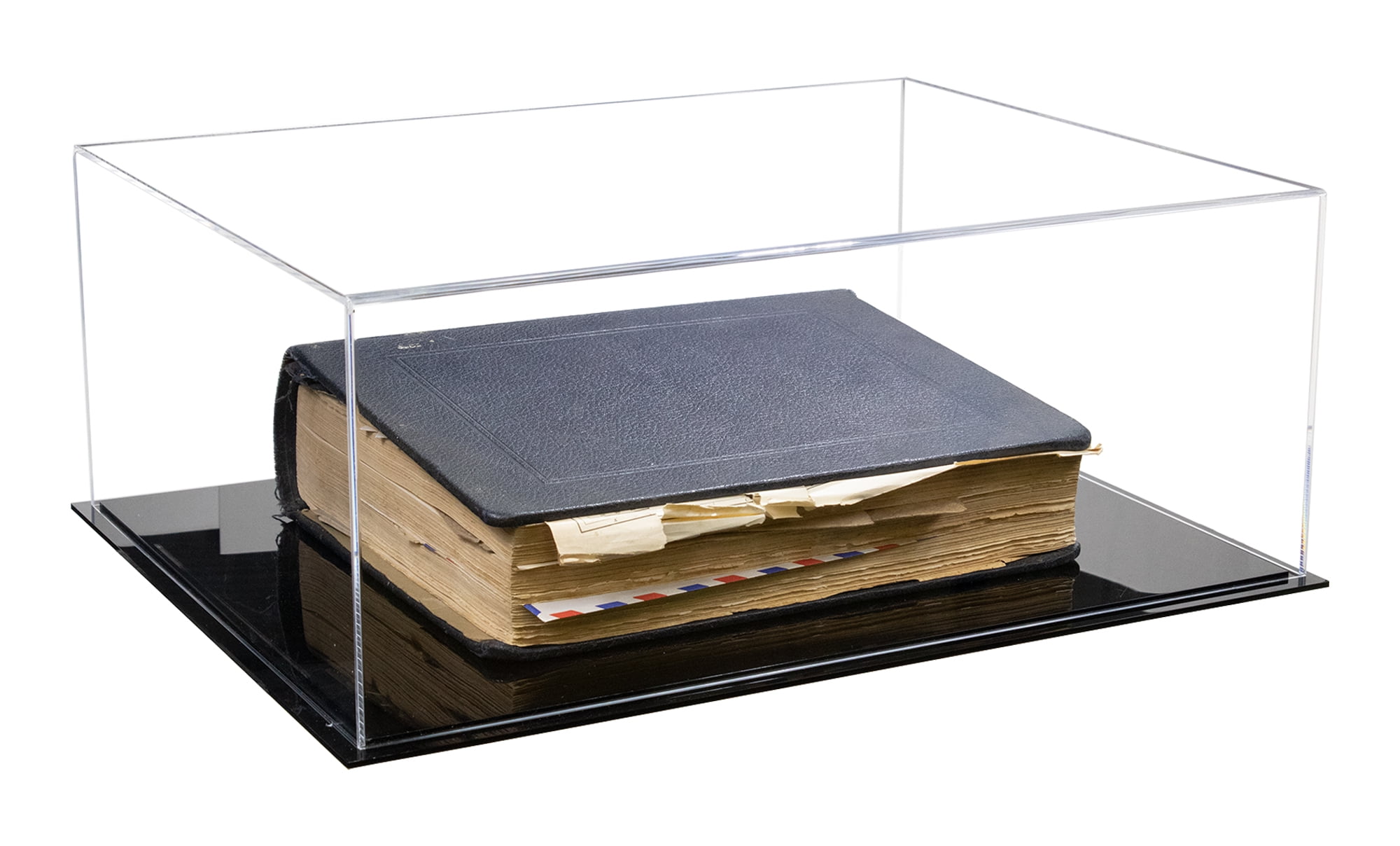 Better Display Cases Acrylic Large Book Display case with Clear Case ...