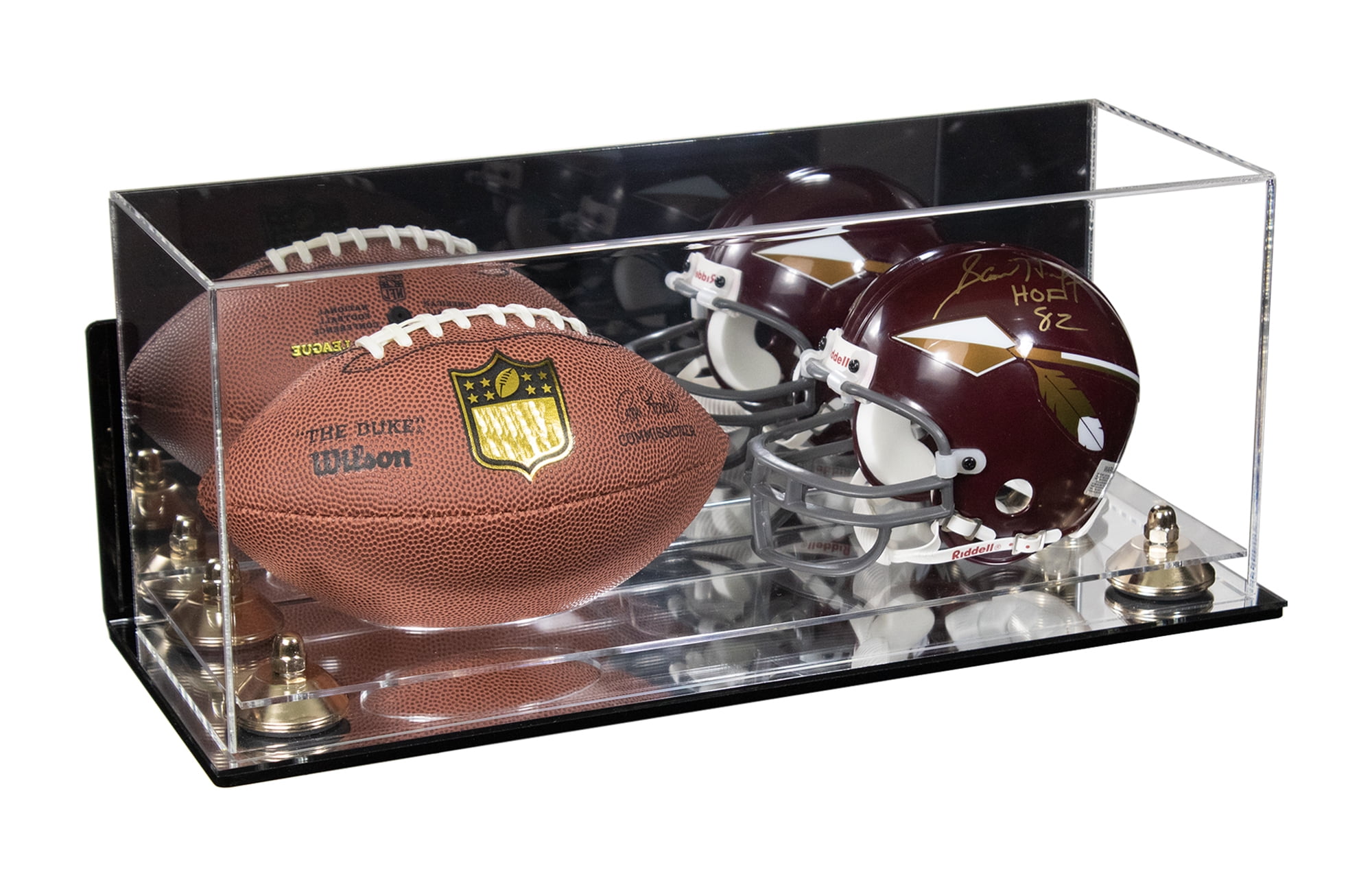 Better Display Cases Acrylic Mini - Miniature (not Full Size) Football ...