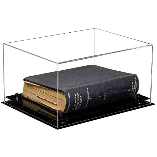 Better Display Cases Clear Acrylic Book Display Case 15.25" x 12" x 8 ...