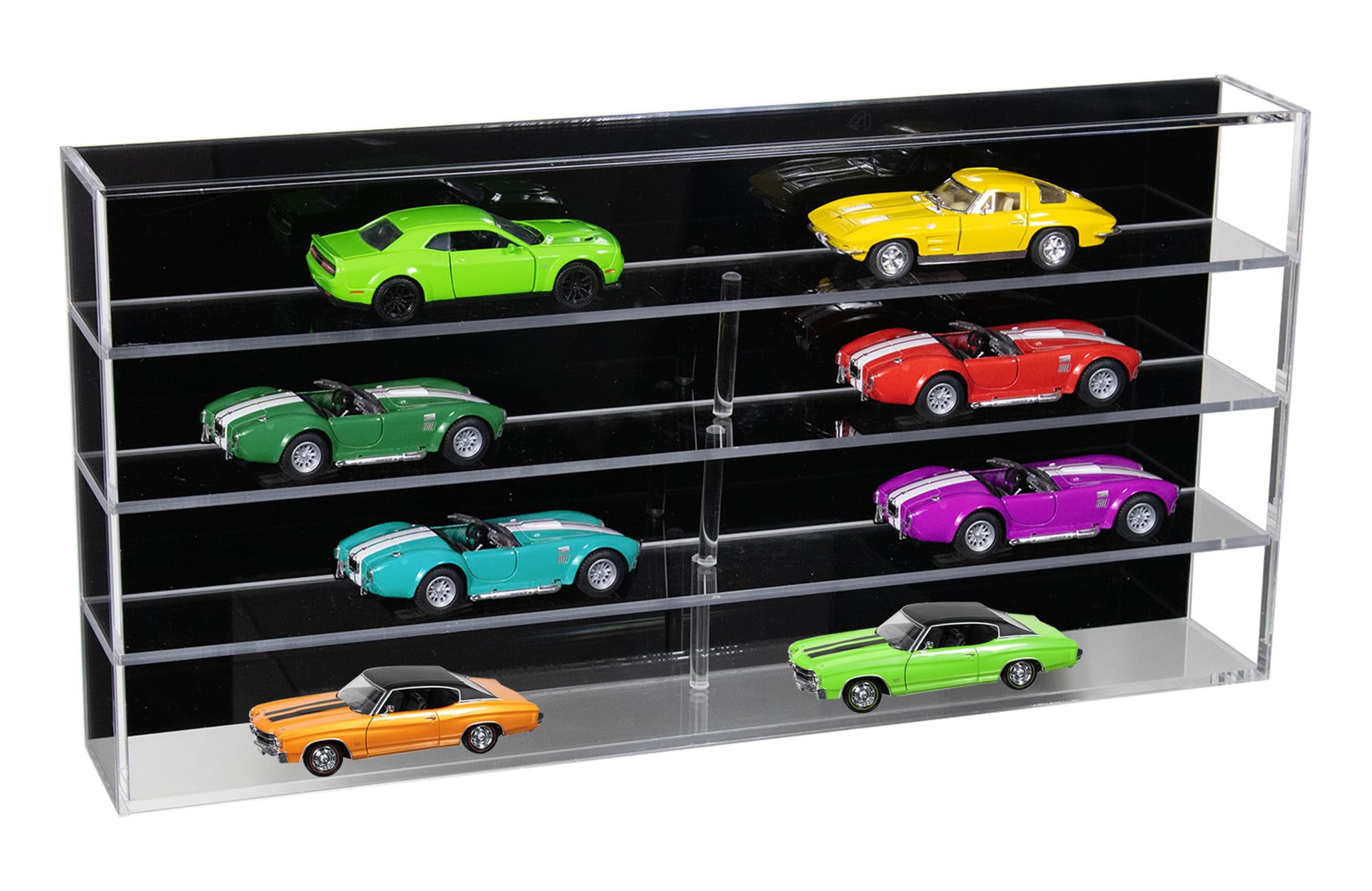 Better Display Cases Clear Acrylic Model Car Display Case with 4 ...