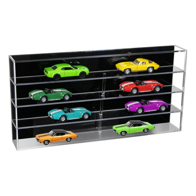 Better Display Cases Clear Acrylic Model Car Display Case with 4 ...