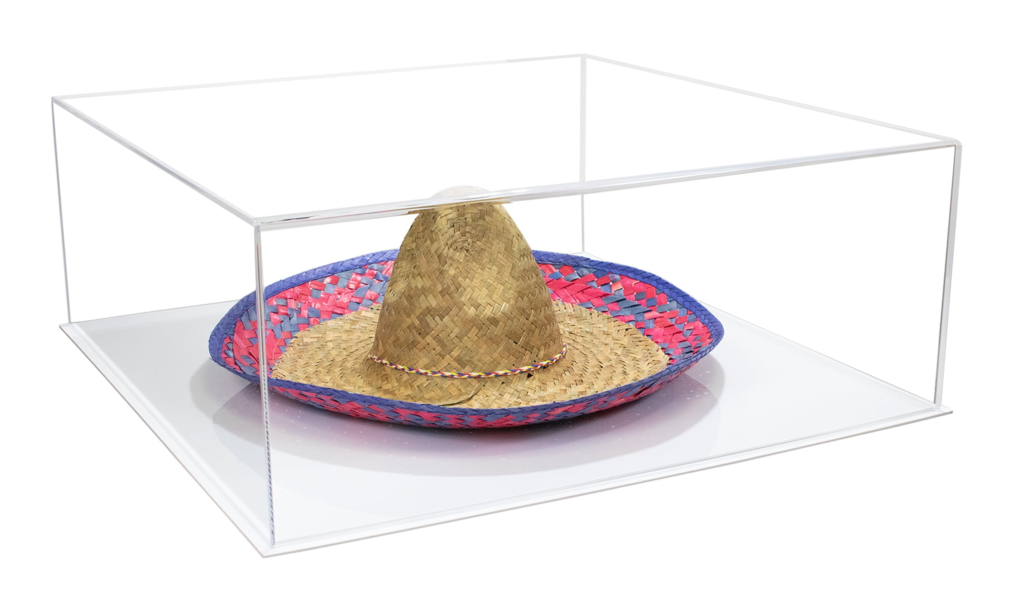 Better Display Cases Clear Acrylic Sombrero or Large Hat Display Case ...