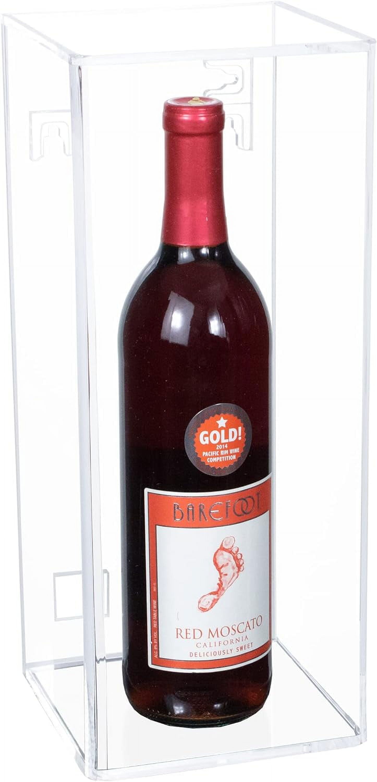 Better Display Cases Clear Acrylic Wine Bottle Display Case - Walmart.com