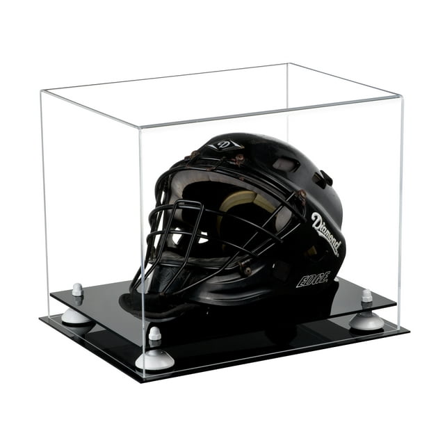 Better Display Cases Deluxe Clear Acrylic Catchers Helmet Display Case ...