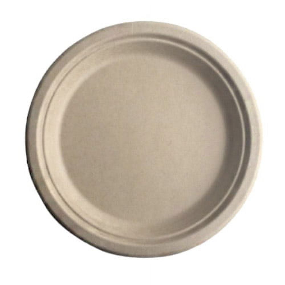 Better Earth BE-FRP9EB 9" Eco-Bamboo Round Fiber Plate, Compostable ...