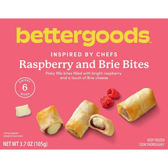 Better Goods Raspberry and Brie Bites, 6ct - 3.7 Ounces, Frozen ...