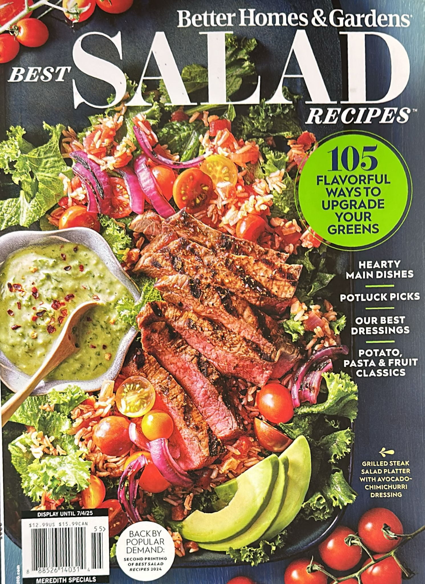 Better Homes And Gardens Best Salad Recipes Magazine Issue 55 - Walmart.com