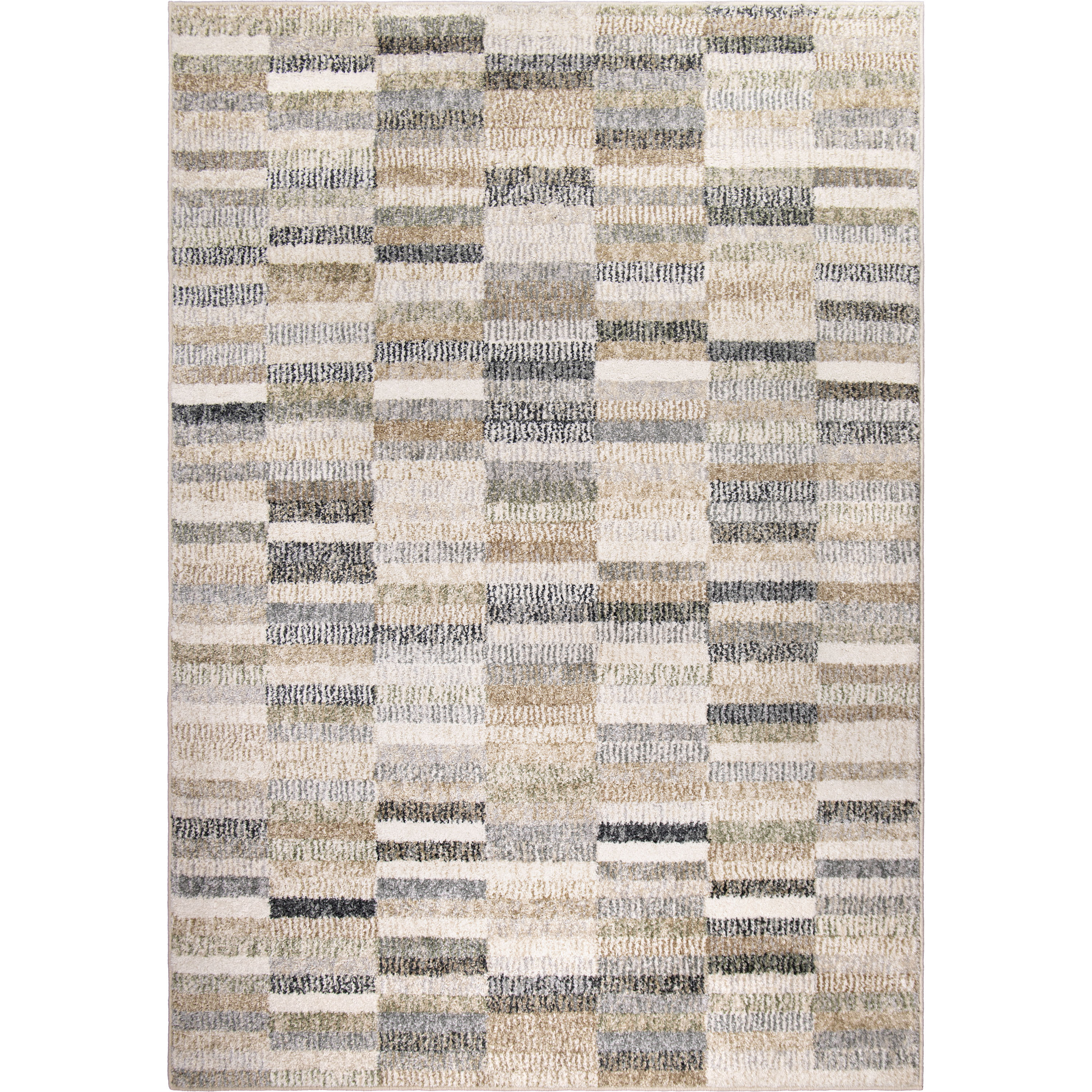 Better Homes & Gardens High Low Abstract Area Rug, Grey/Tan, 30" x 46 ...