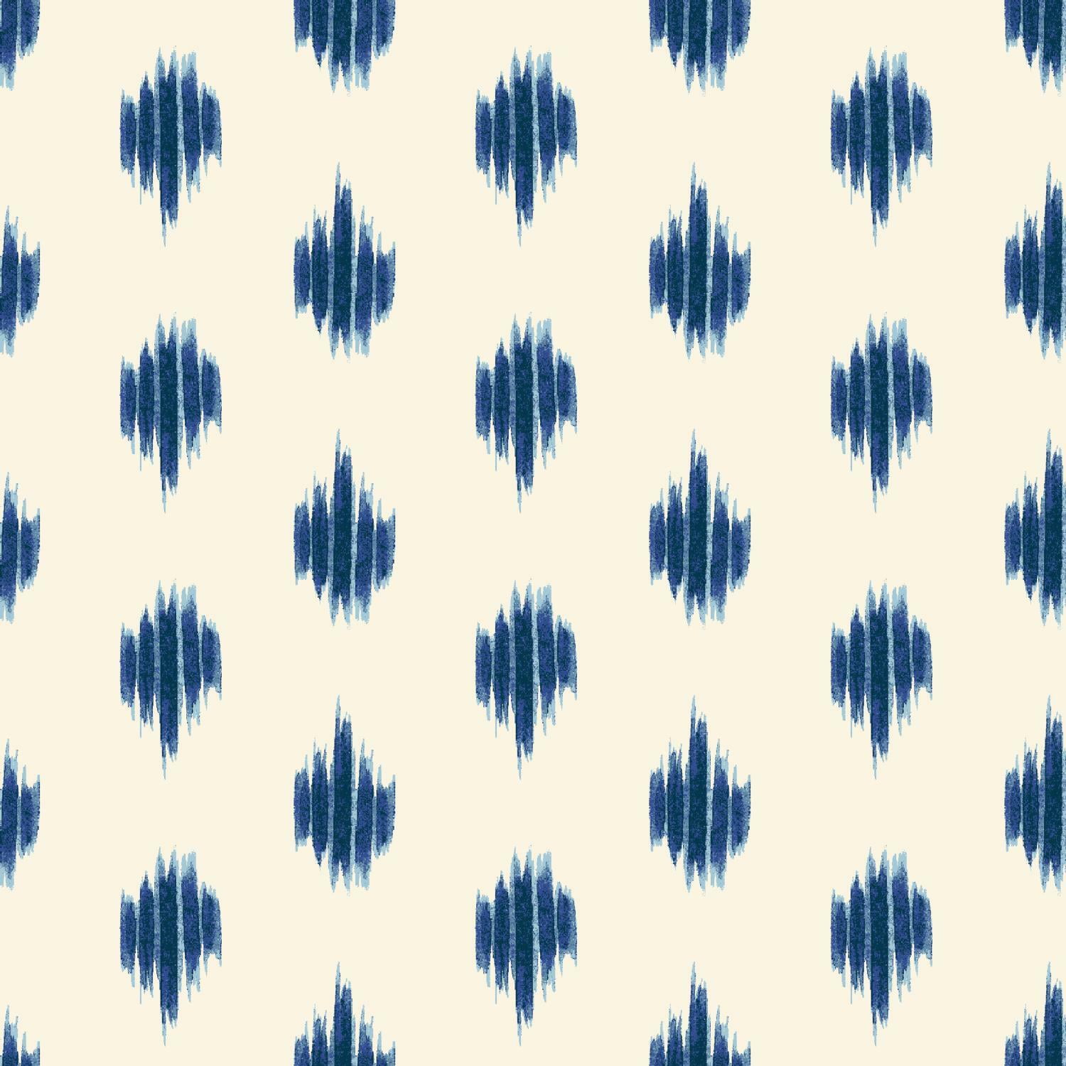 Better Homes & Garden Peel & Stick Wallpaper, Blue Ikat Dot, 18" x 18. ...