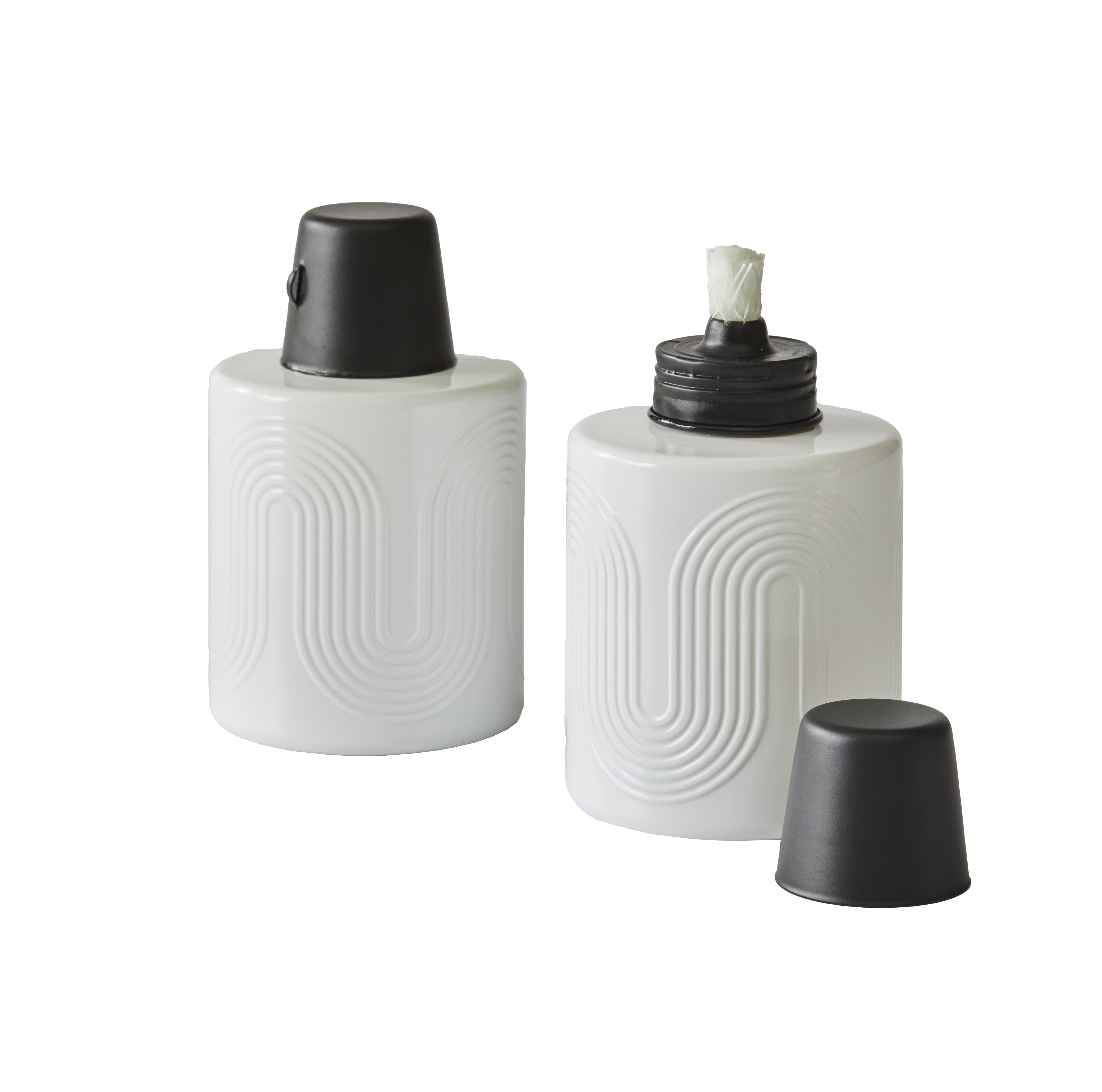 Better Homes & Garden White Arch Outdoor Tabletop Torches, 2 pack ...