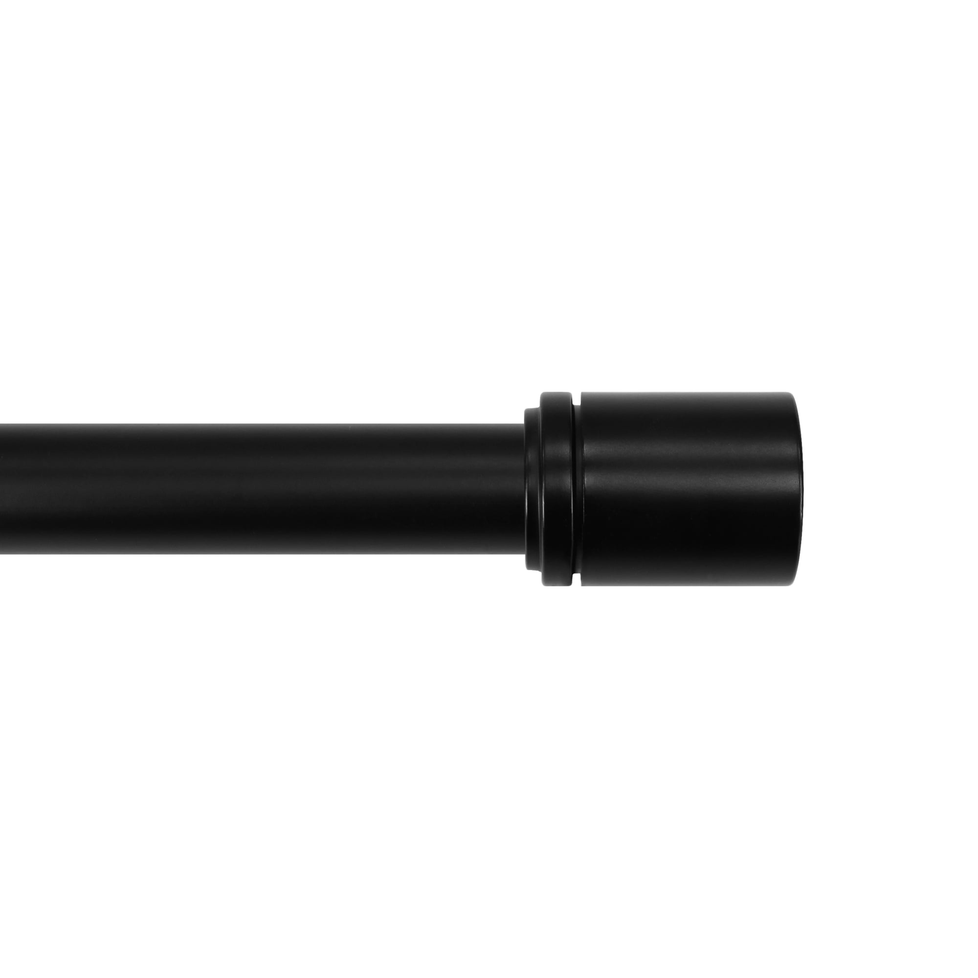 Better Homes & Gardens 1" Matte Black Cylinder Adjustable Single ...