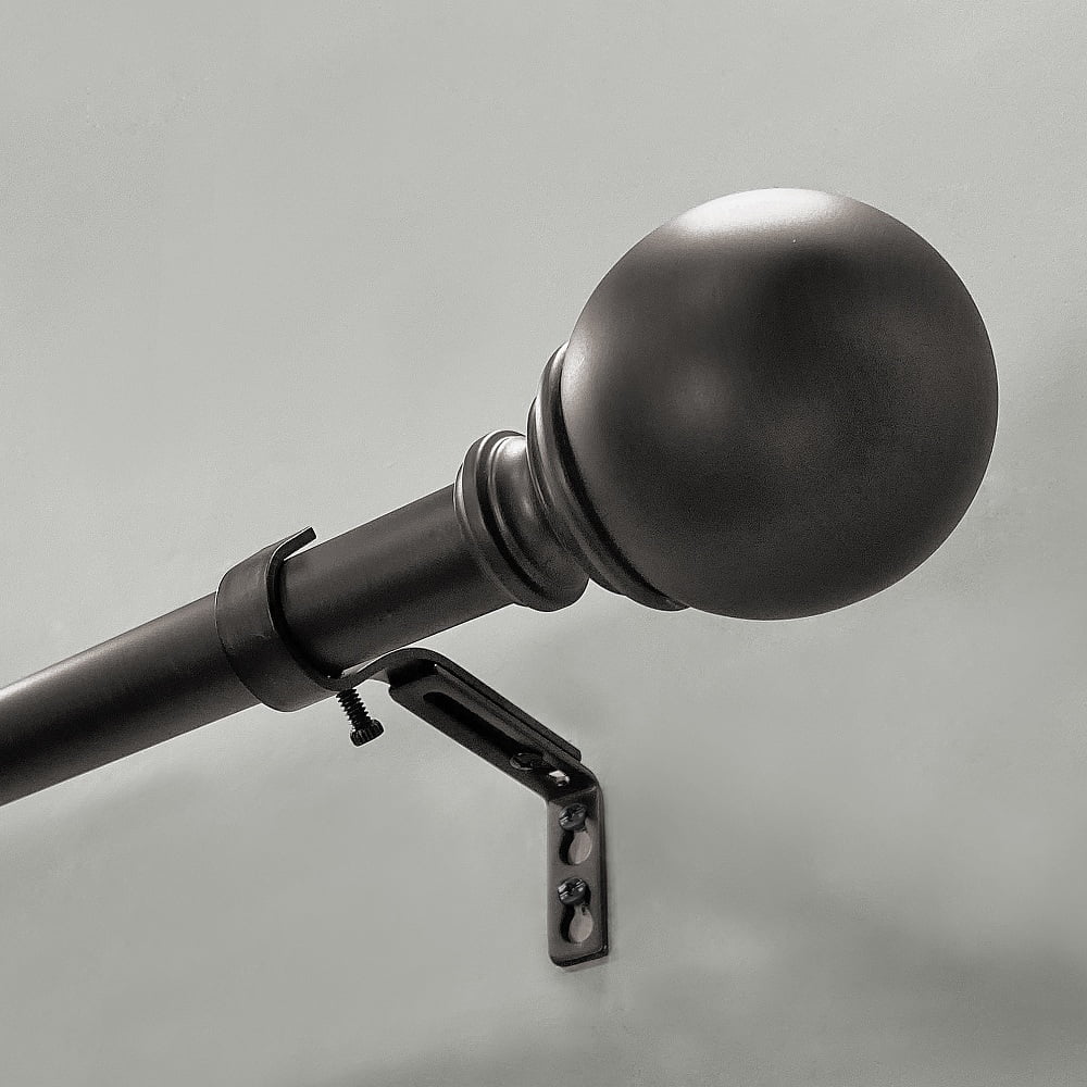 Better Homes & Gardens Metal Ball Curtain Rod 1 inch Diameter Oil ...