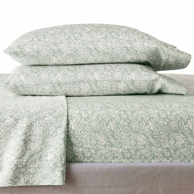 Better Homes & Gardens 100% Cotton Sateen 300 Thread Count Sheet Set ...