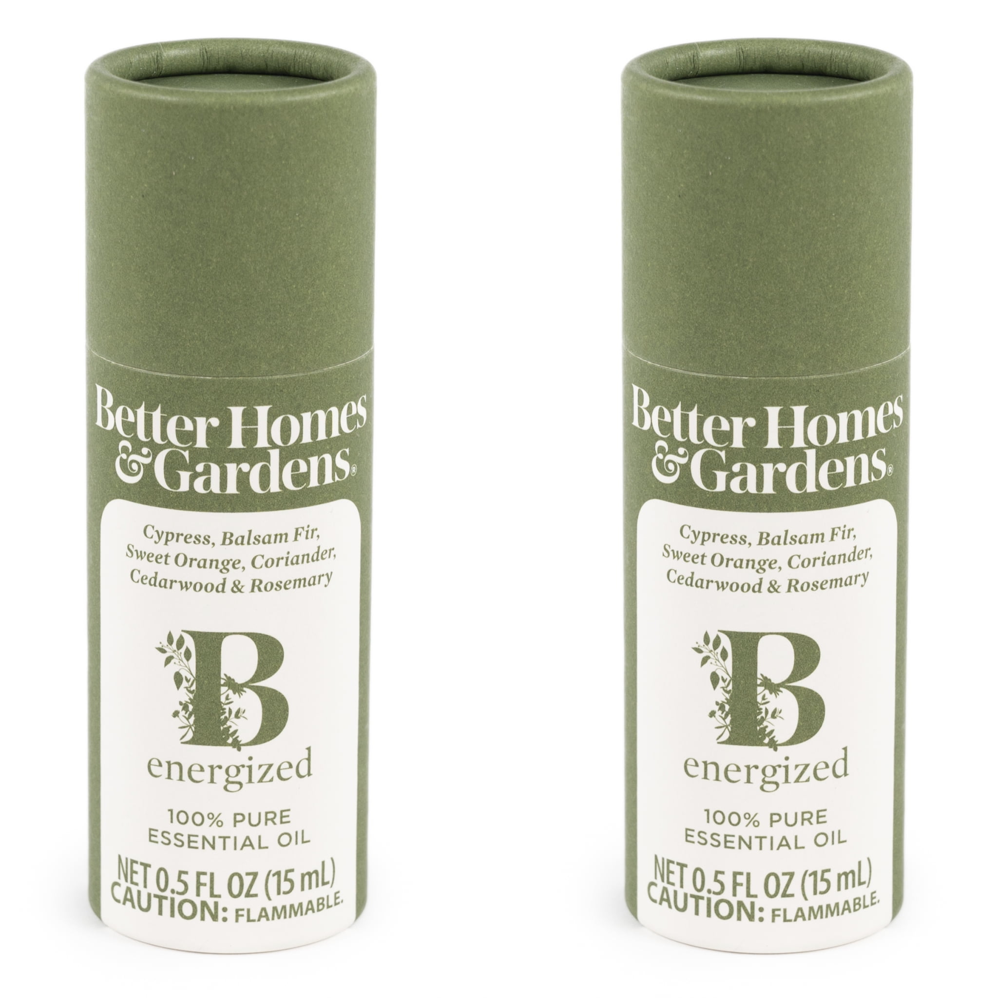 Better Homes & Gardens 100% Pure Essential Oil: B Energized, 15mL, 2 ...