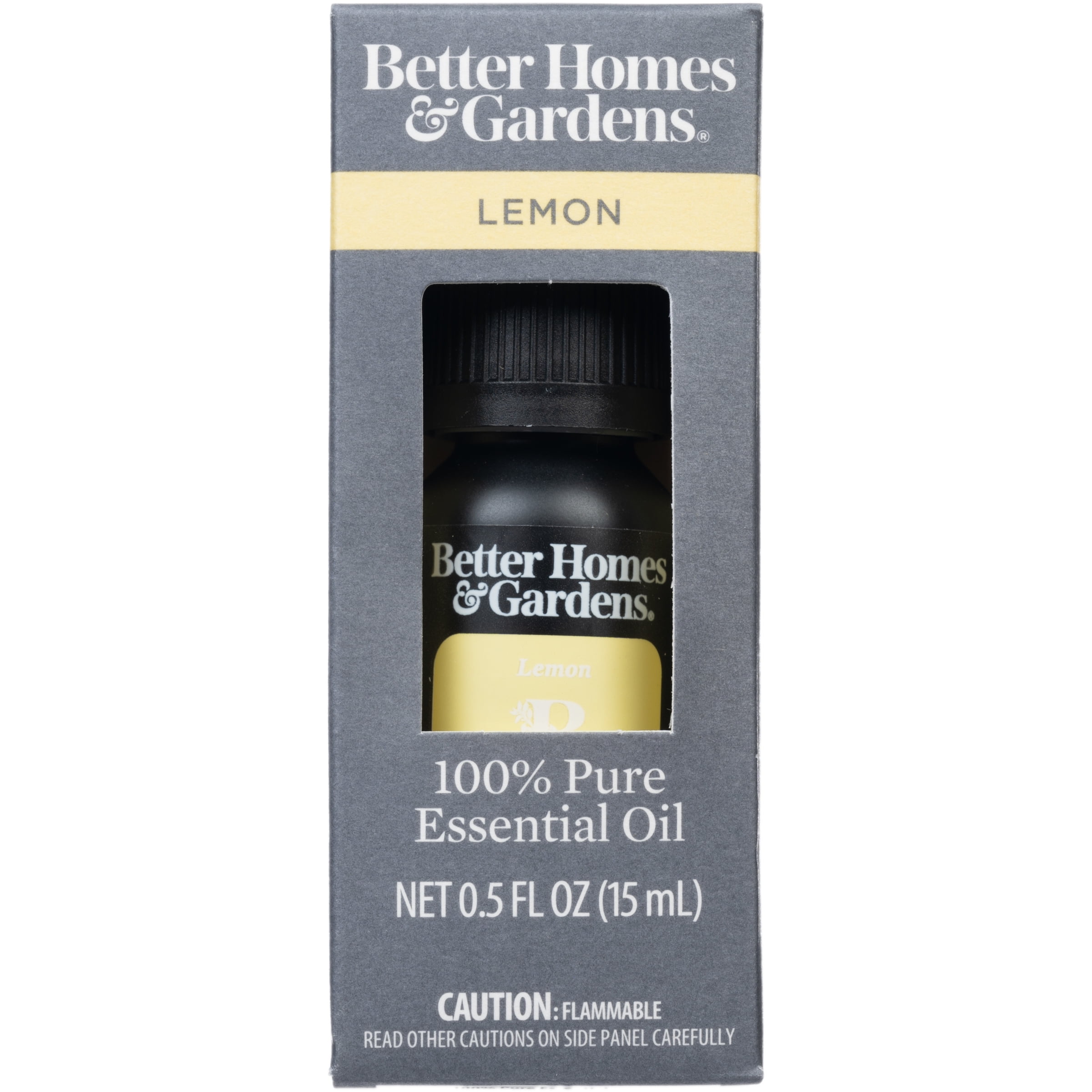 Better Homes & Gardens 100% Pure Essential Oil: Lemon, 15mL - Walmart.com