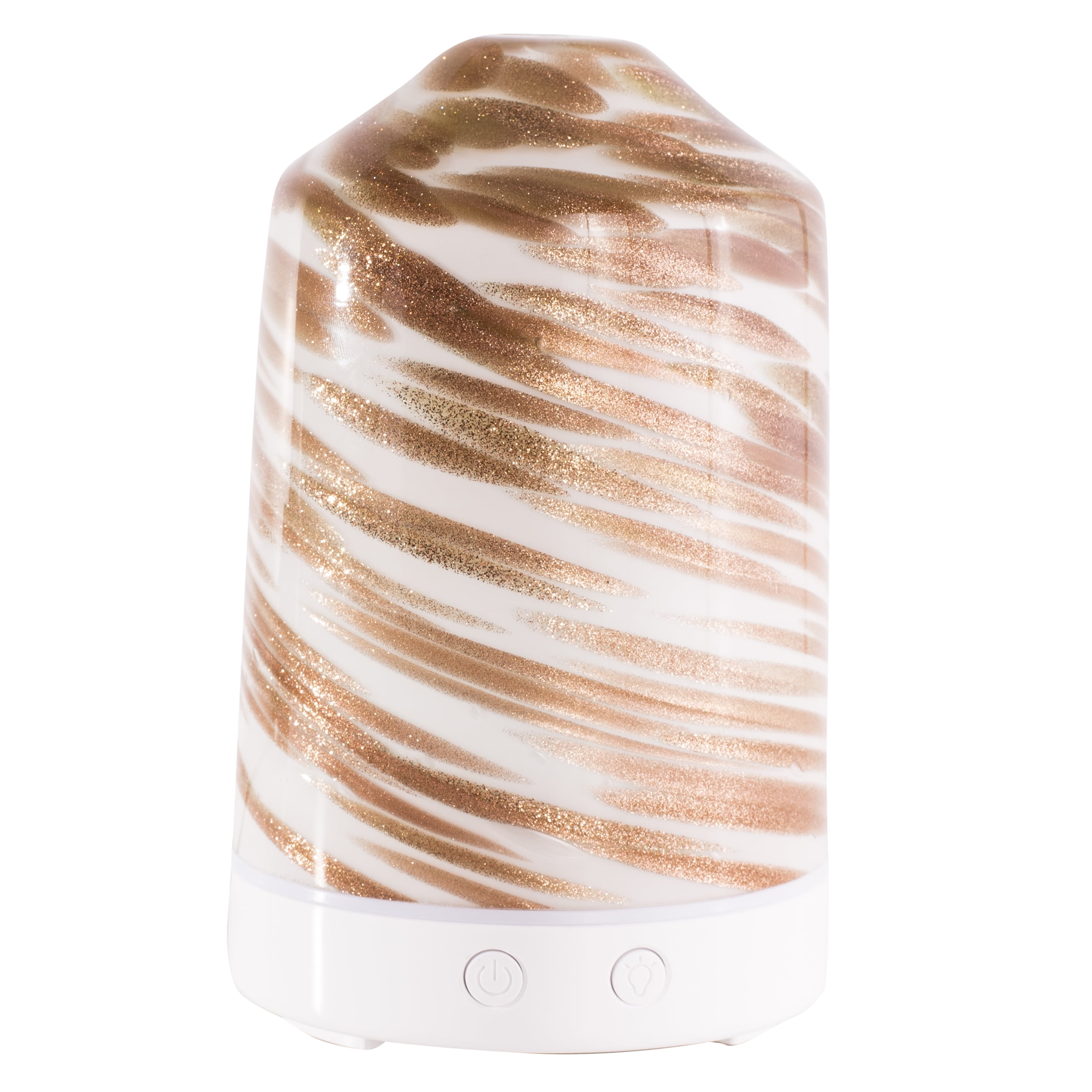 Better Homes & Gardens 100 mL Ultrasonic Aroma Diffuser, Gold Swirl ...