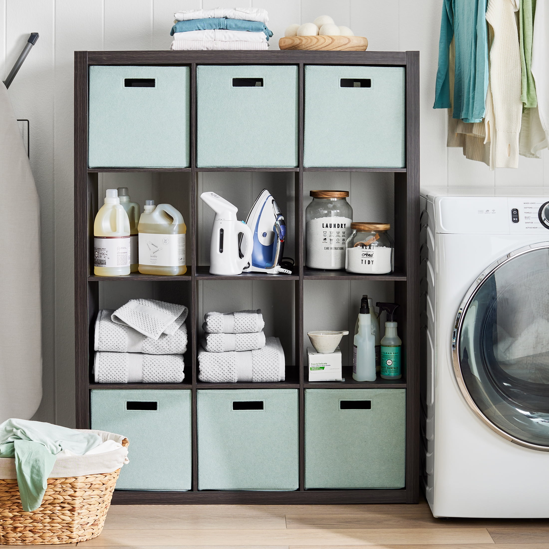 Better Homes & Gardens 12 Cube Storage Organizer, Charcoal - Walmart.com