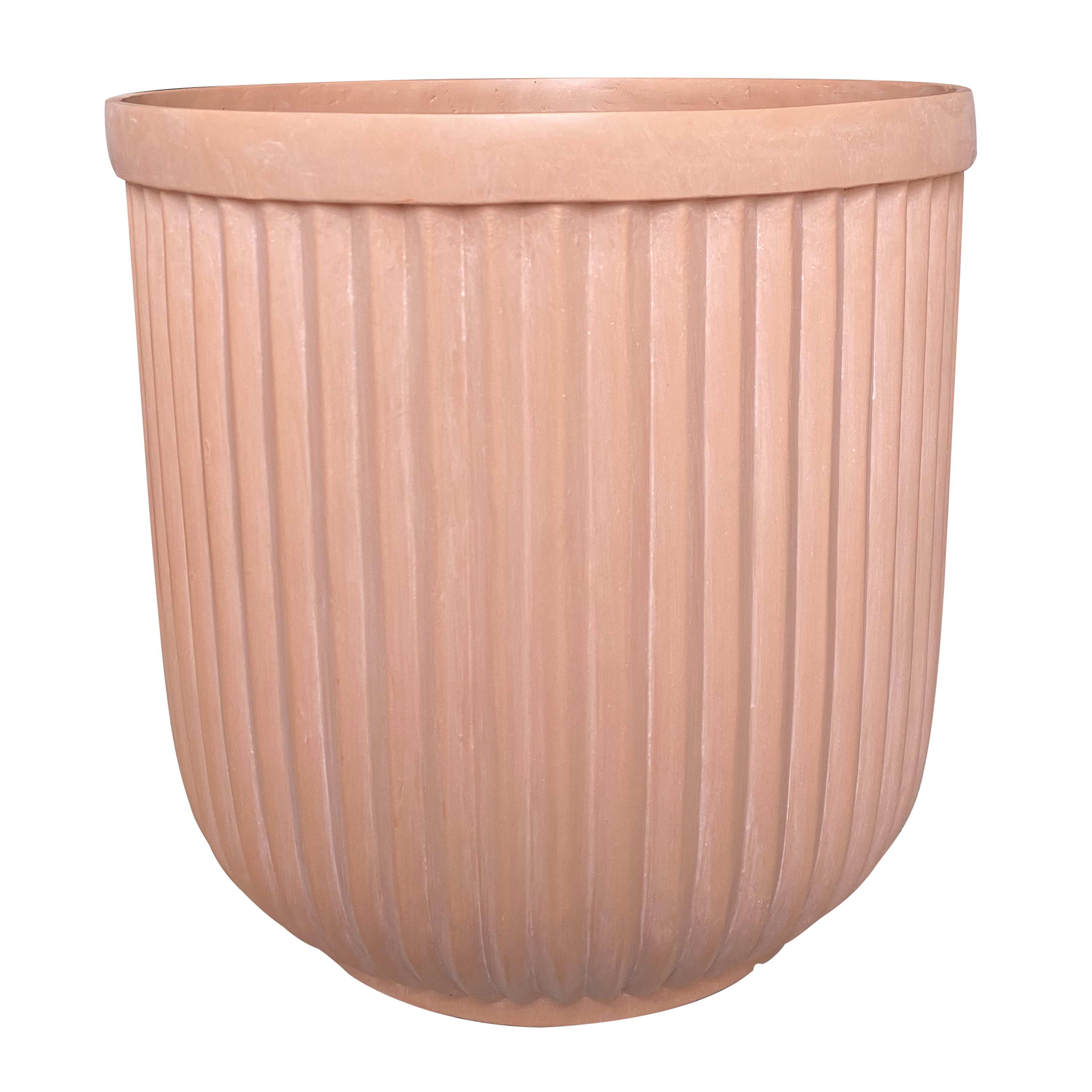 Better Homes & Gardens 12" x 12" x 12" Ellan Terracotta Color Resin ...