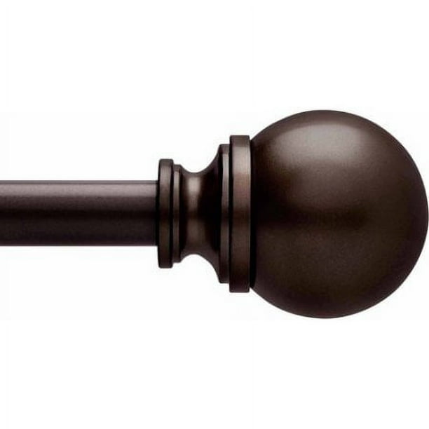 Better Homes & Gardens 120" Boule Adjustable Curtain Rod, 1" Diameter ...