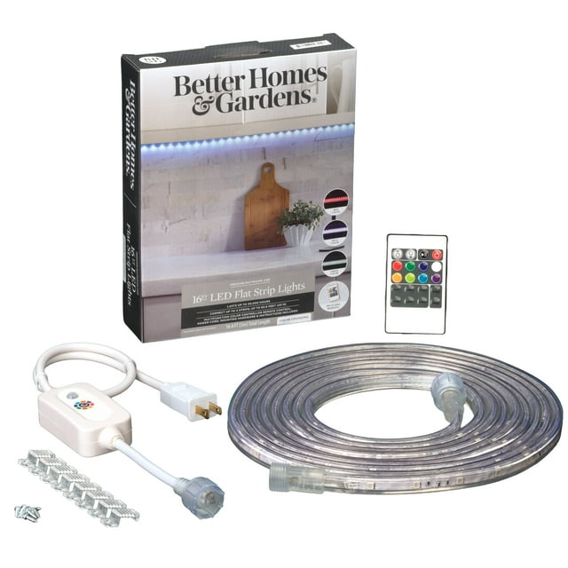 Better Homes & Gardens 120 Volt, 36 Watt 16 Foot Color Changing LED ...