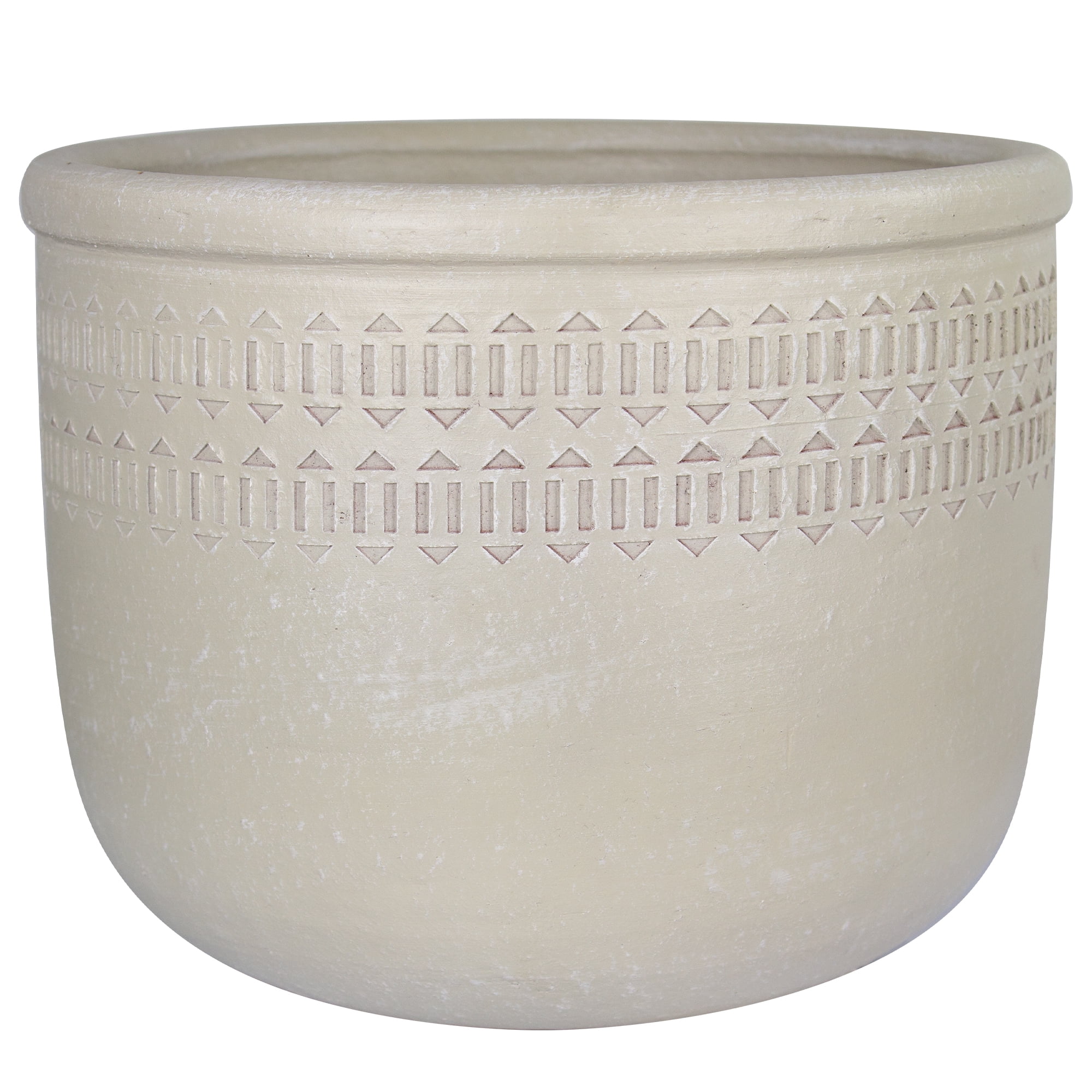 Better Homes & Gardens 13.5in Ellington Clay Bell Pot, White - Walmart.com