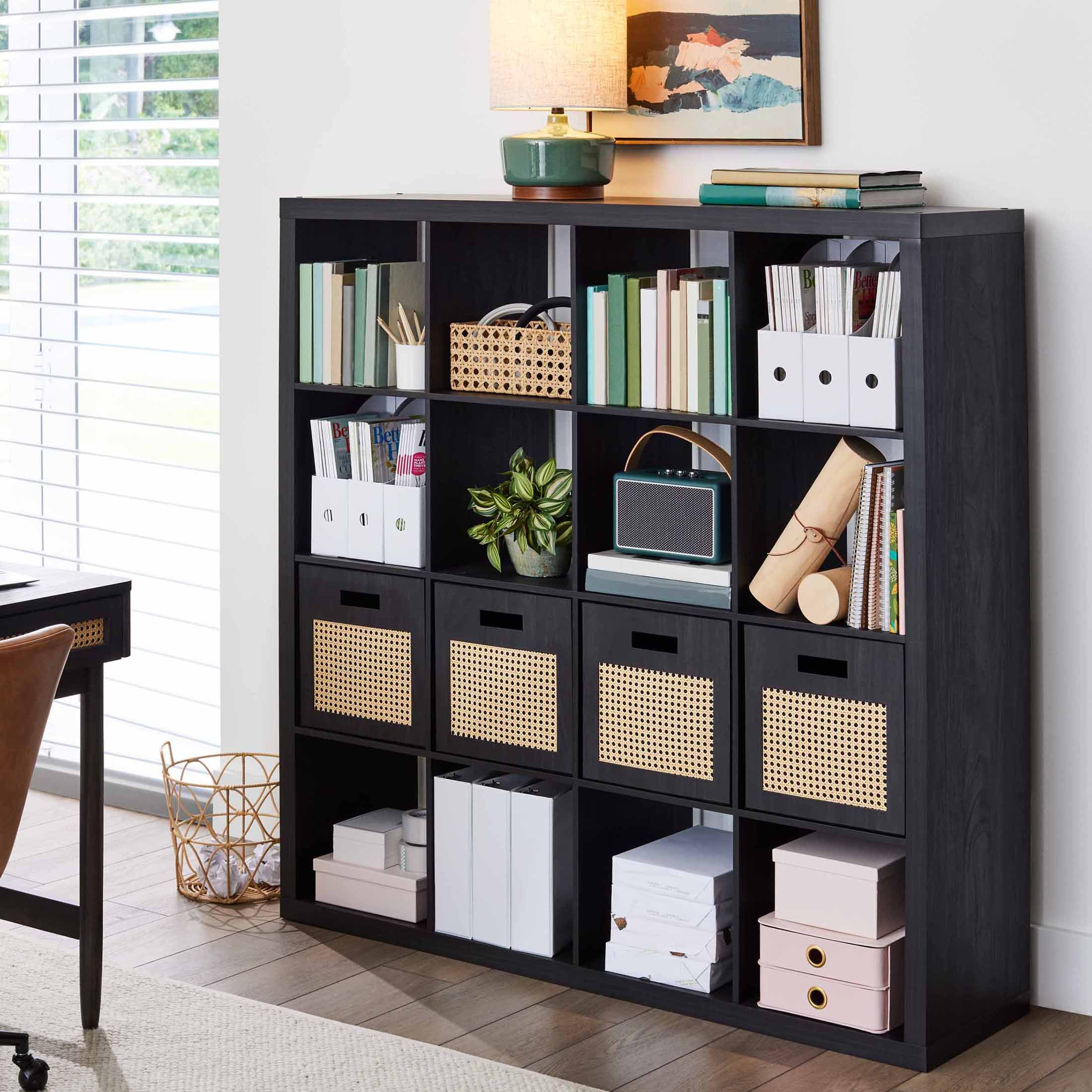 Better Homes & Gardens 16 Cube Storage Organizer, Charcoal - Walmart.com
