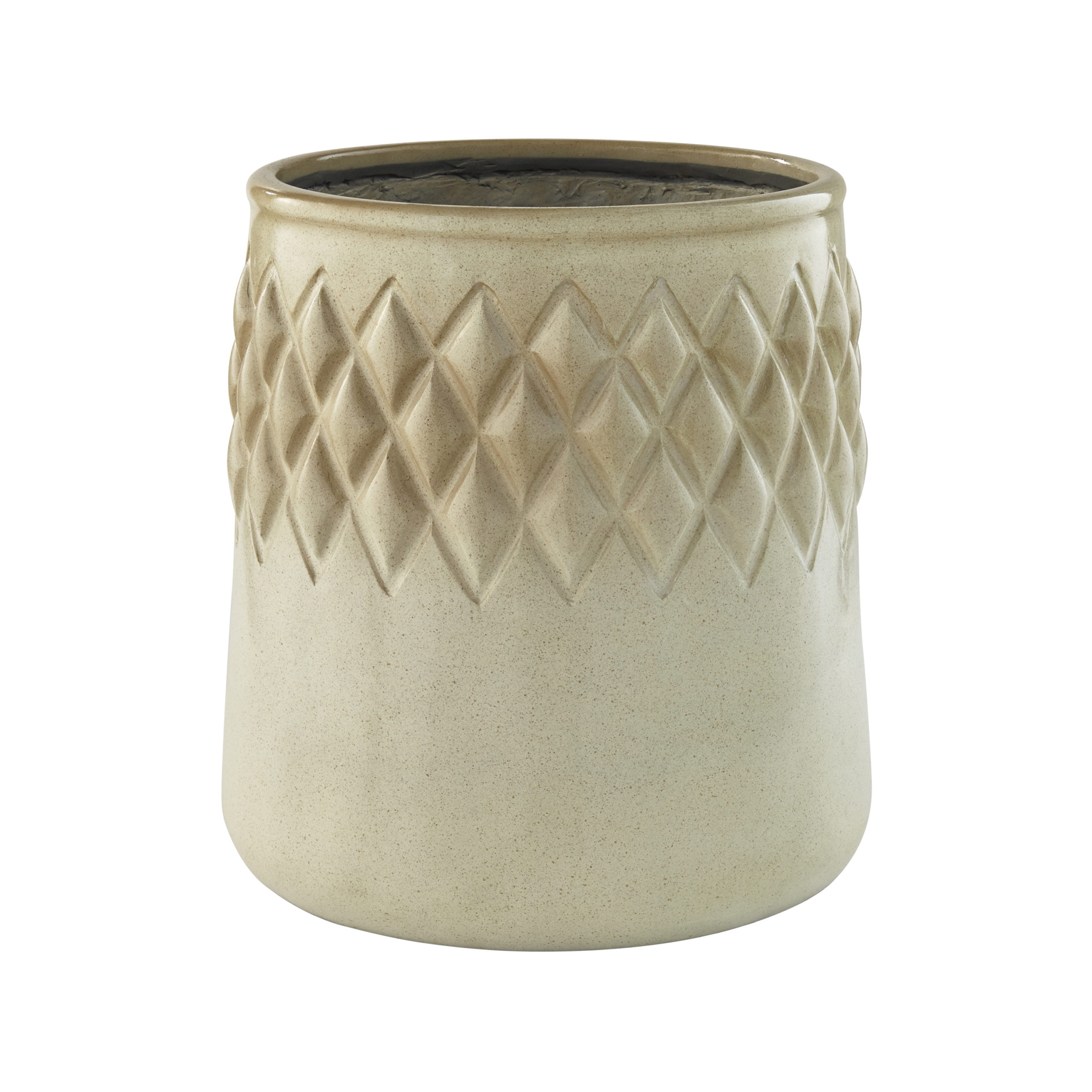Better Homes & Gardens 16" x 16" x 17.1" Fortus White Resin Planter ...