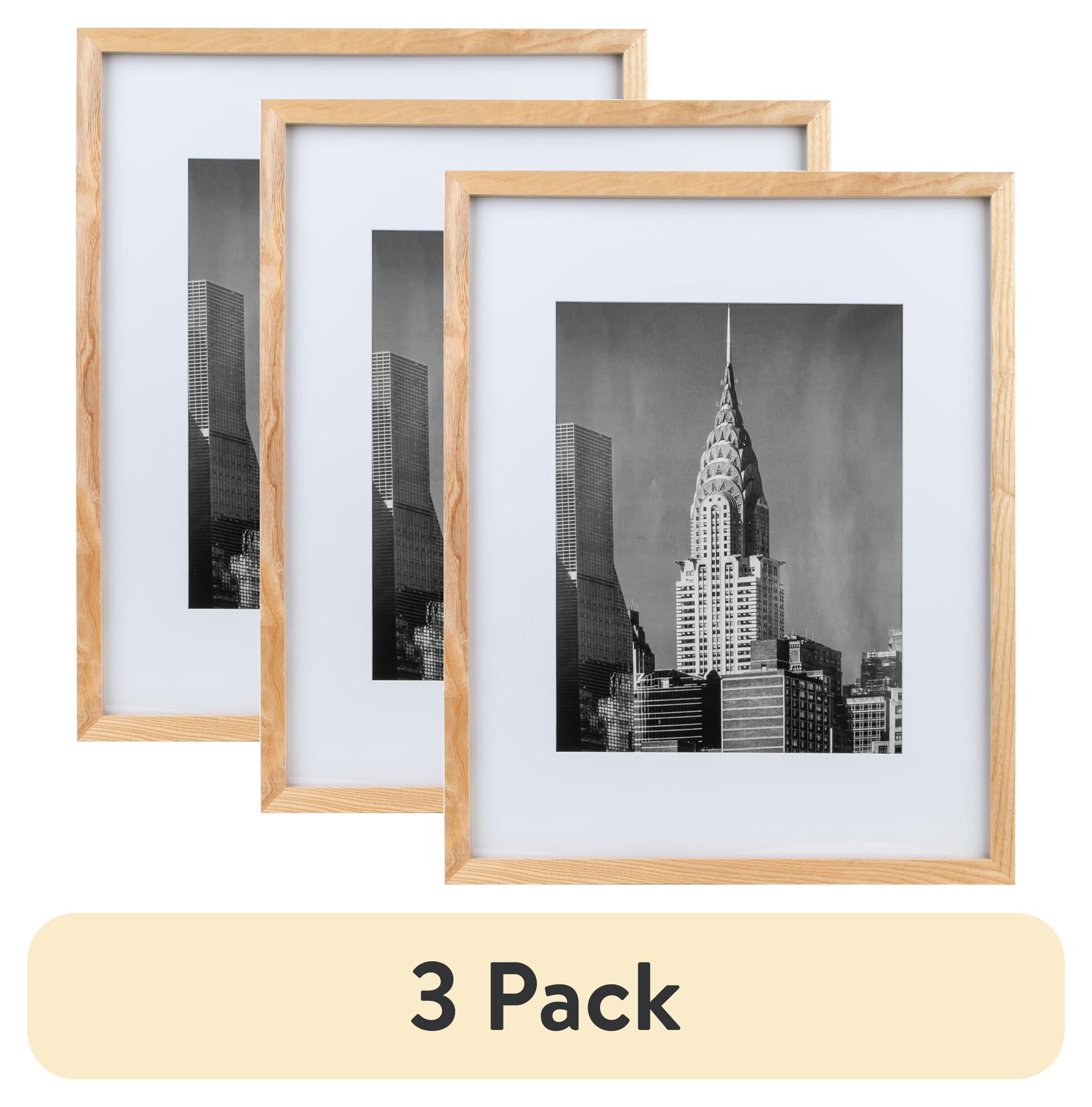 (3 pack) Better Homes & Gardens 16x20 Wood Gallery Picture Frame ...