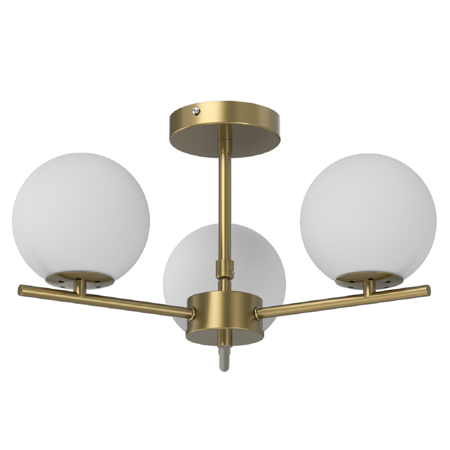 UL Listed 3 Light Multi-directional Flush Mount Ceiling Fixture, Gray ...