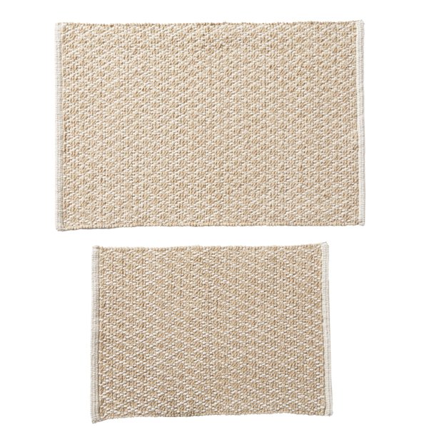 Better Homes & Gardens 17" x 24" & 20" x 30" Tan Diamond Cotton 2 Piece ...