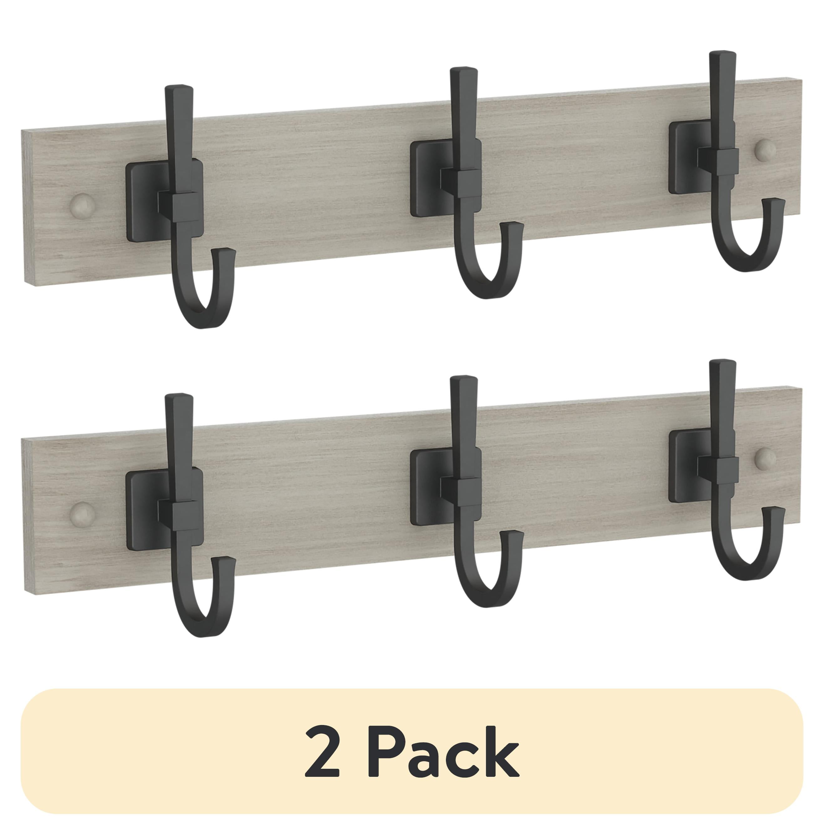 (2 pack) Better Homes & Gardens 18" Miller Hook Rack - Walmart.com