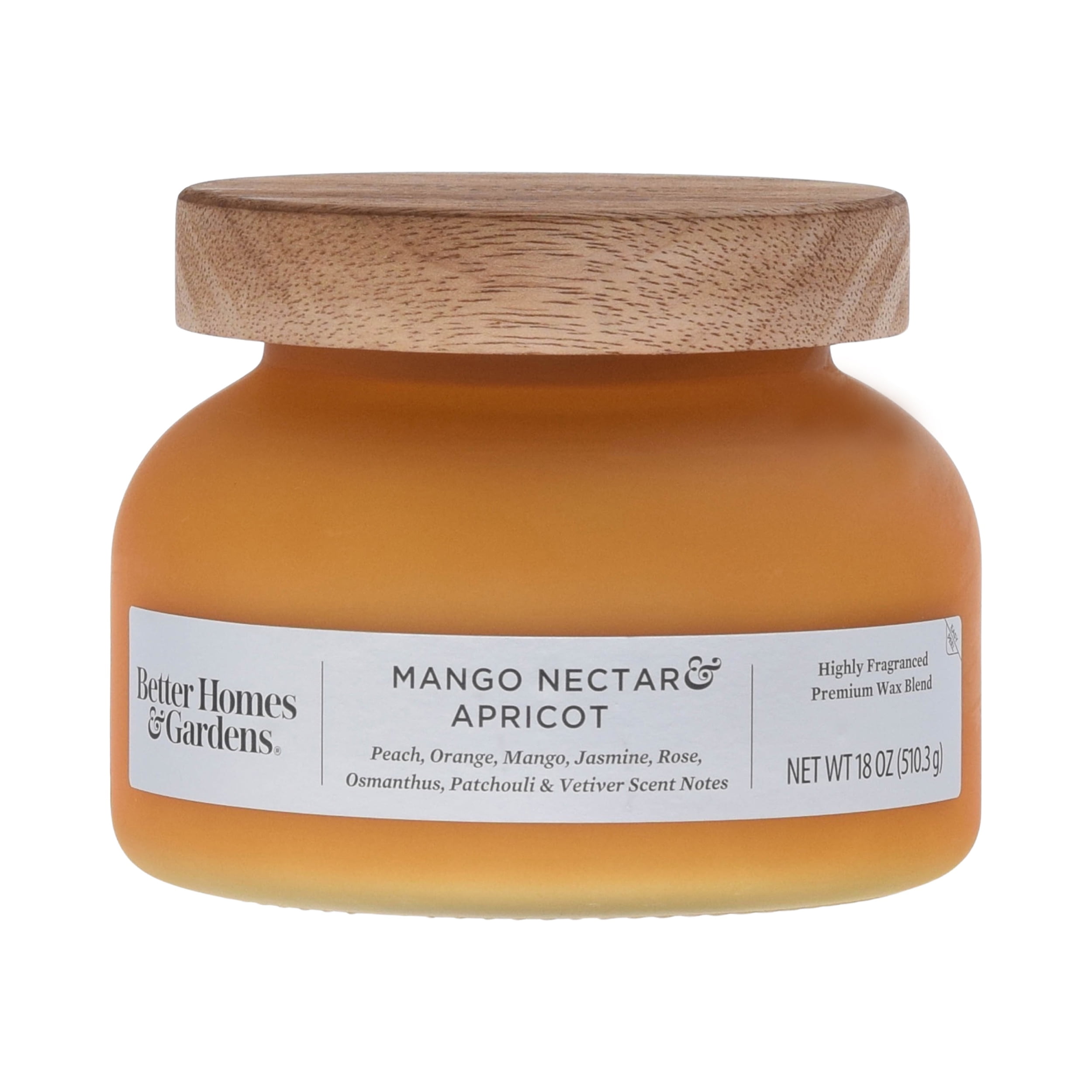 Better Homes & Gardens 18oz Mango Nectar & Apricot Scented 2-Wick ...