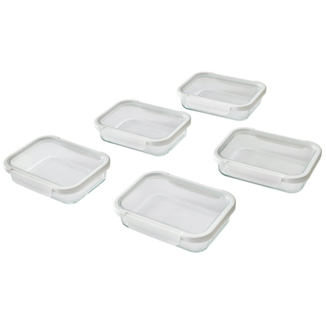 Better Homes & Gardens 2.3Cup Rectangle Glass Food Storage Container ...