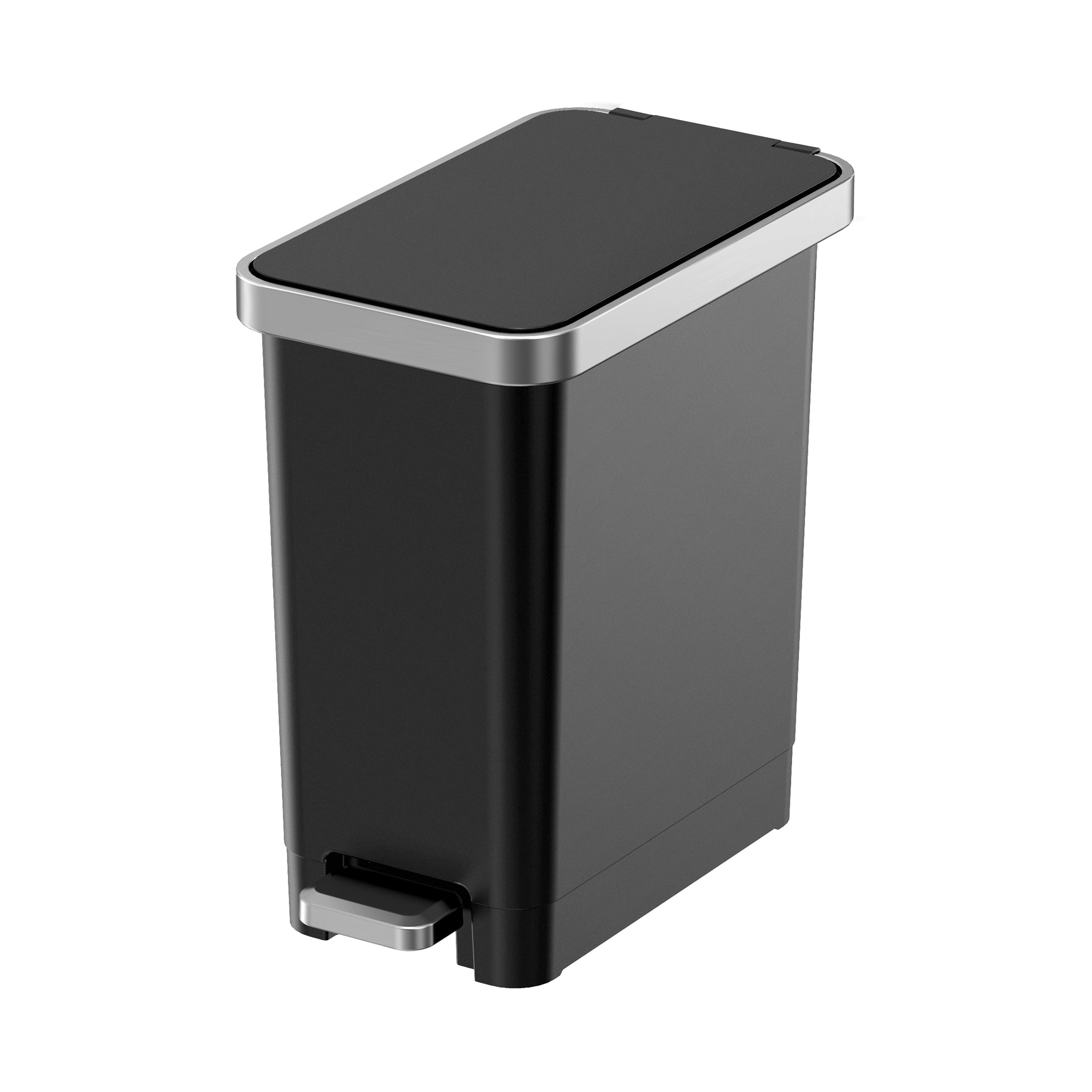 Better Homes & Gardens Bathroom Trash Can, 2.5 Gallon Small Plastic ...