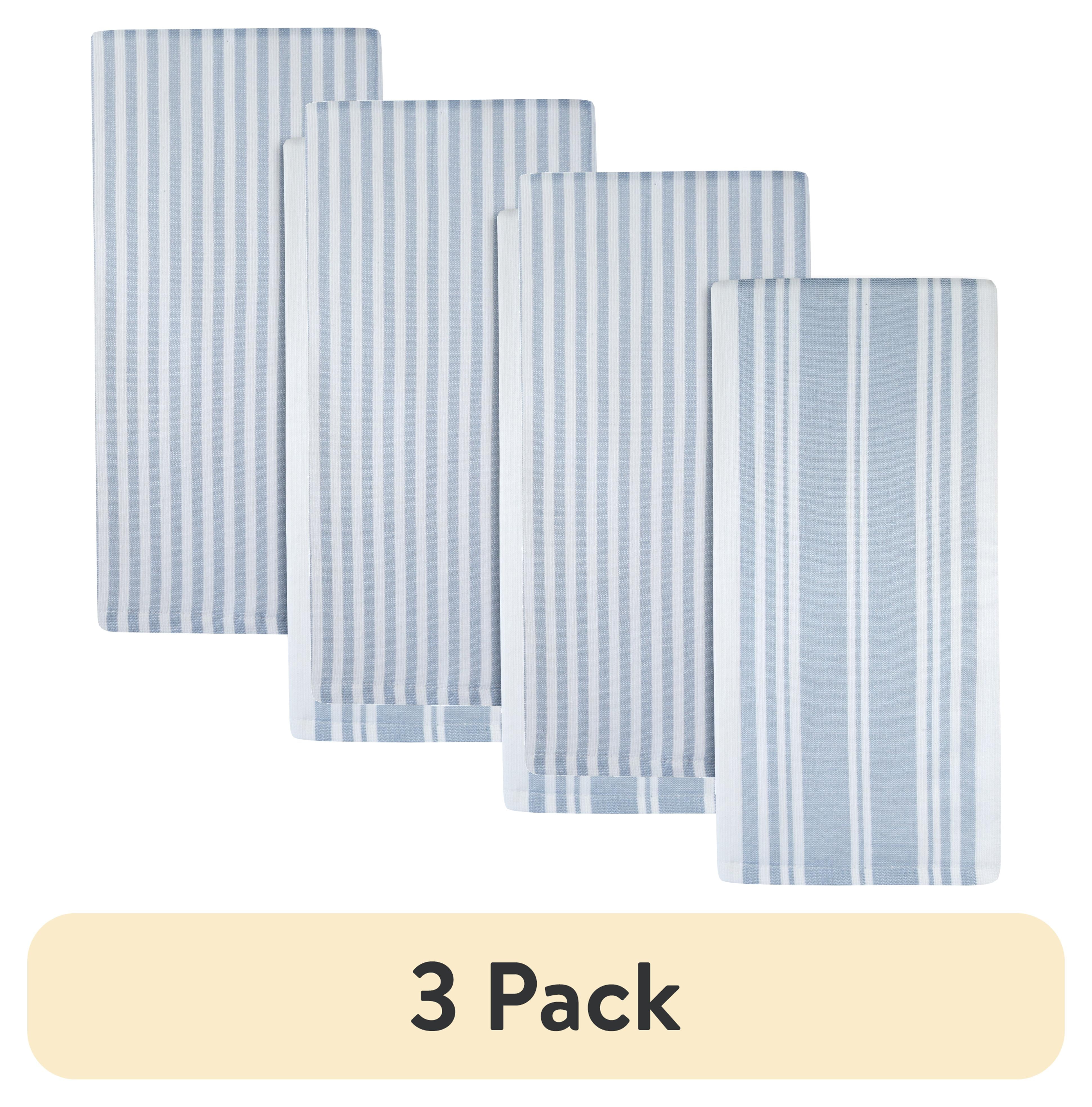 (3 pack) Better Homes & Gardens 2 Piece Culinary Kitchen Towel, Blue ...