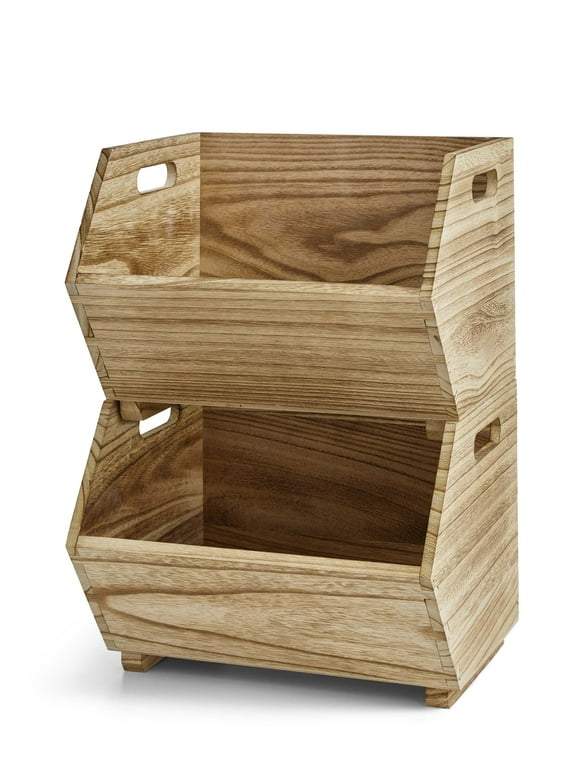 Wood Crates in Storage Baskets & Bins - Walmart.com