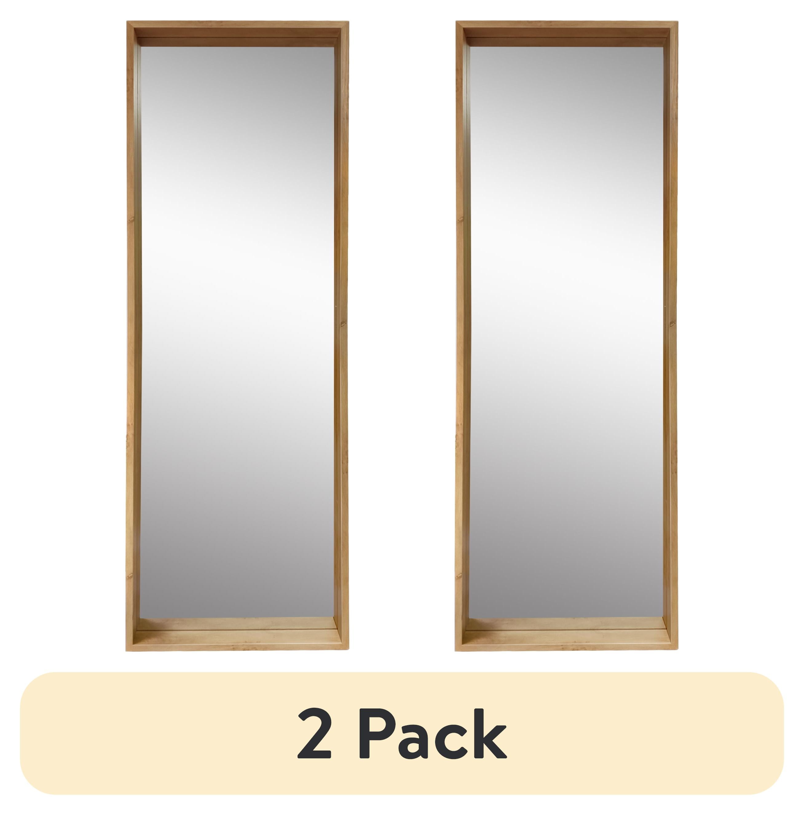 (2 pack) Better Homes & Gardens 22" x 65" Light Honey Contemporary ...