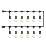 Better Homes & Gardens 24-Foot Outdoor Commercial String Lights, 12 ...